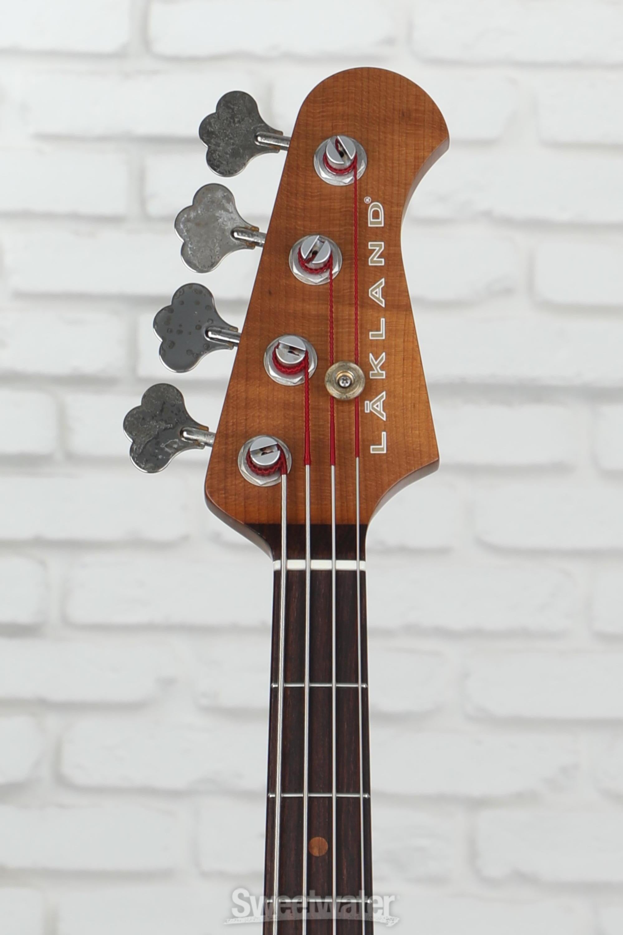 Lakland USA Classic 44-64 PJ Aged Bass Guitar - Sherwood Green - Sweetwater Exclusive