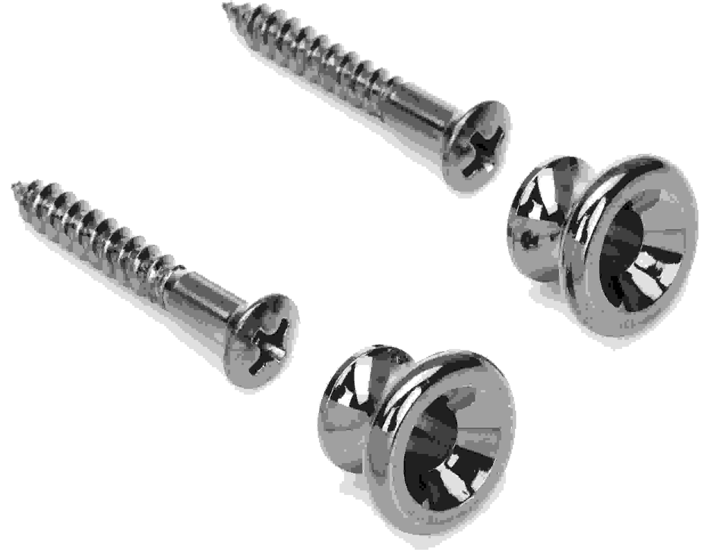 Gotoh EP-B1 Guitar Strap Pins - Black Chrome | Sweetwater