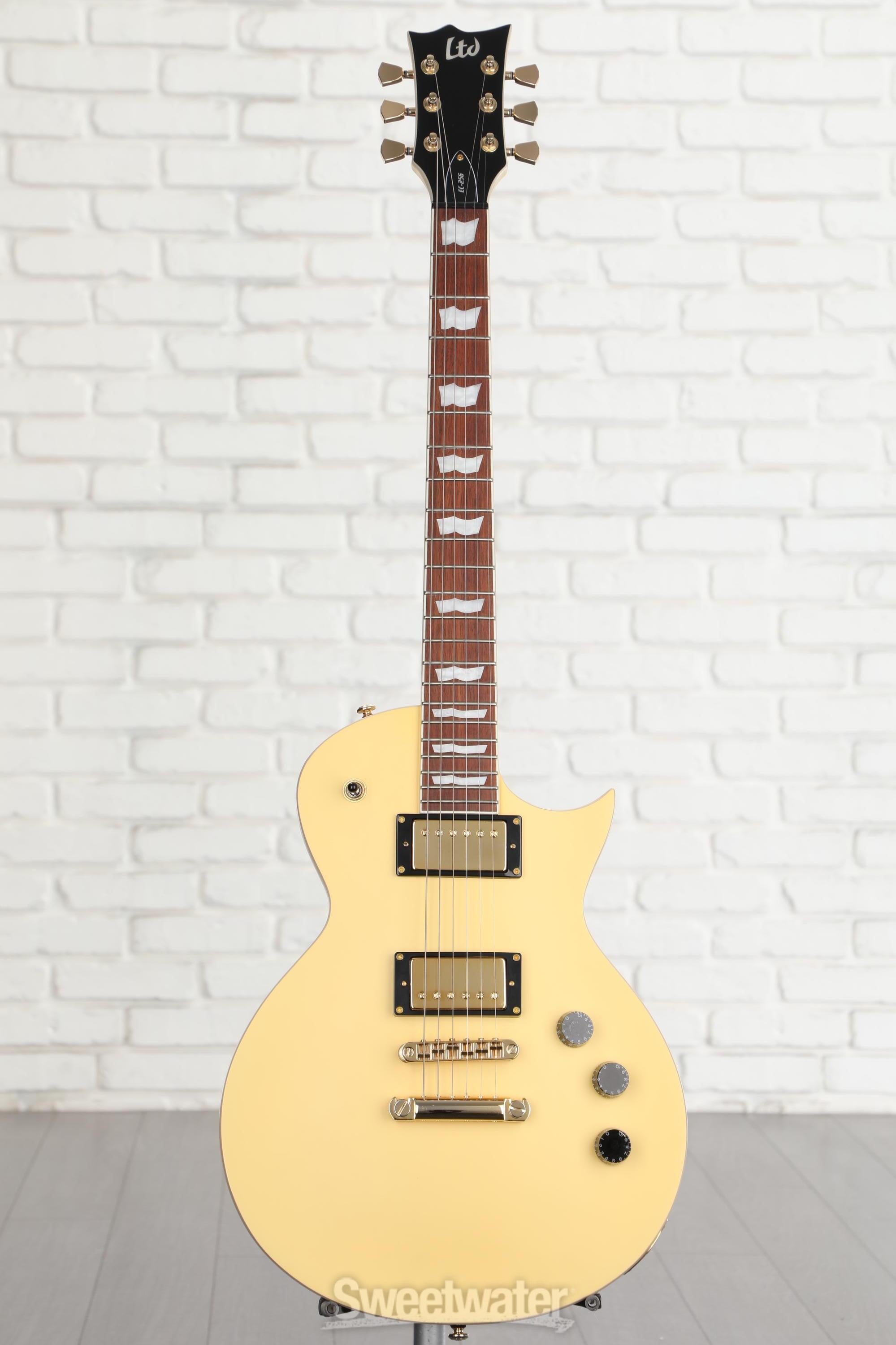 ESP LTD Eclipse EC-256 Electric Guitar - Vintage Gold Satin | Sweetwater