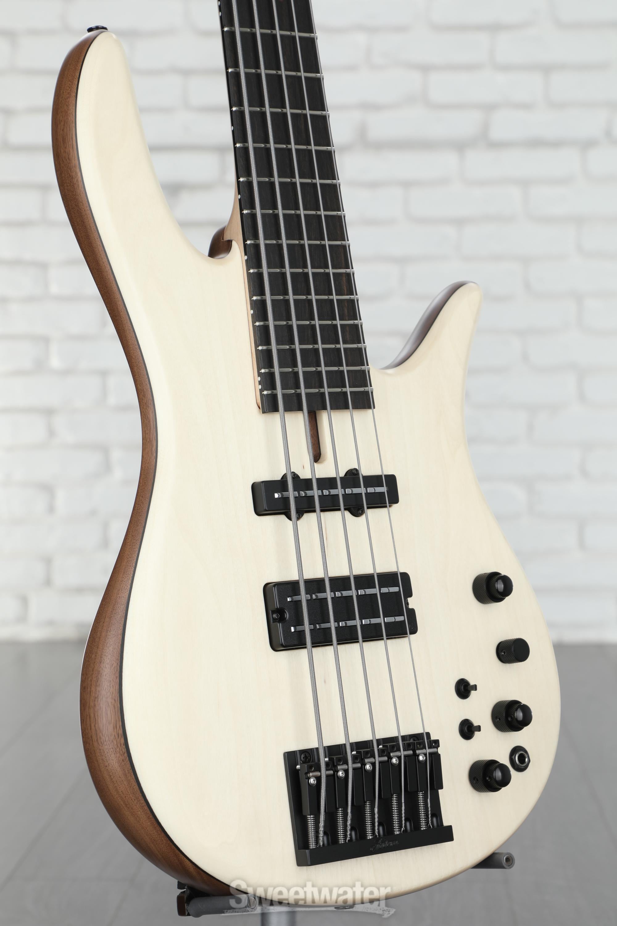 Fodera Monarch 5 Standard 5-string Bass Guitar - Natural | Sweetwater