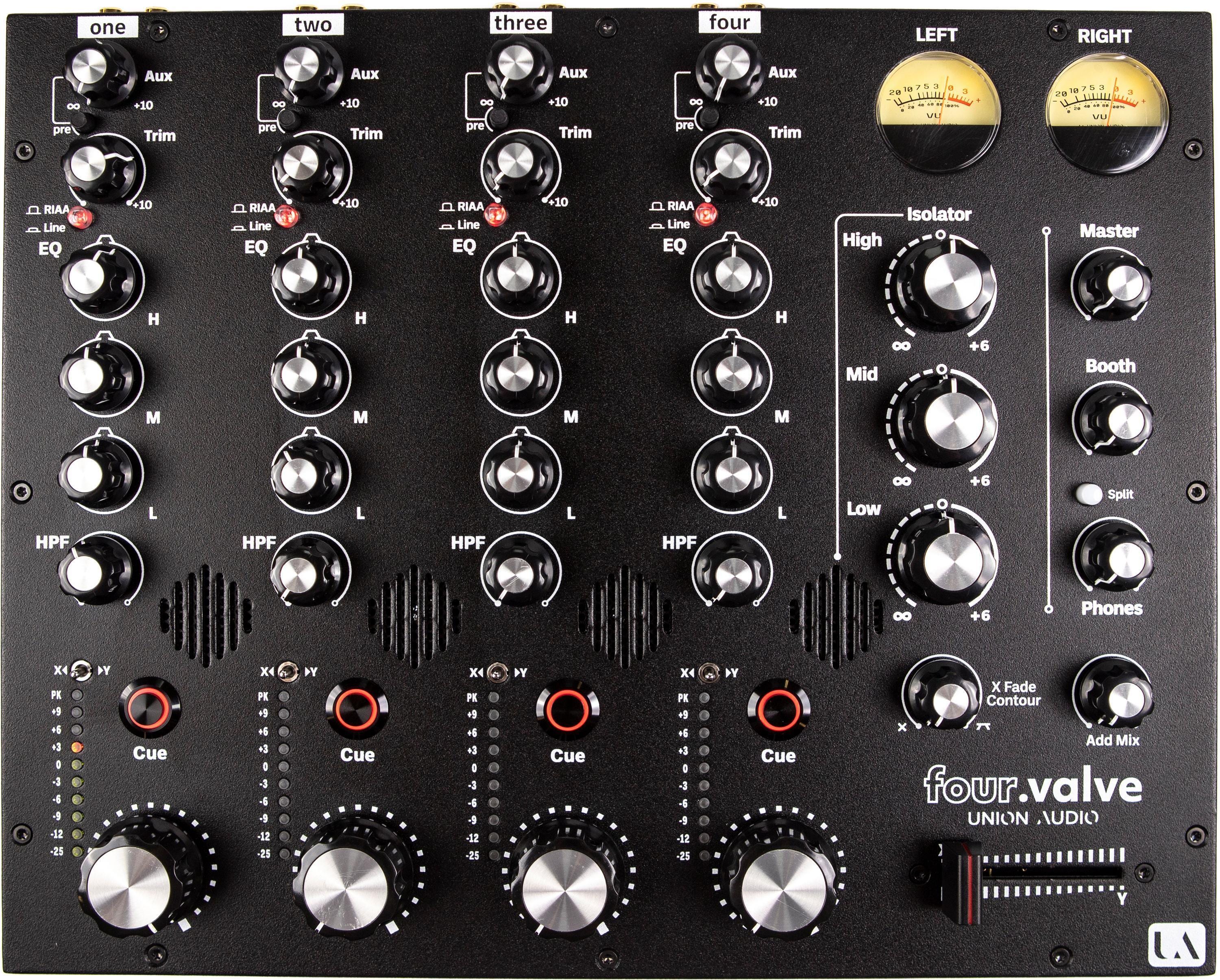 Union Audio four.valve 4-channel Analog Rotary DJ Mixer | Sweetwater