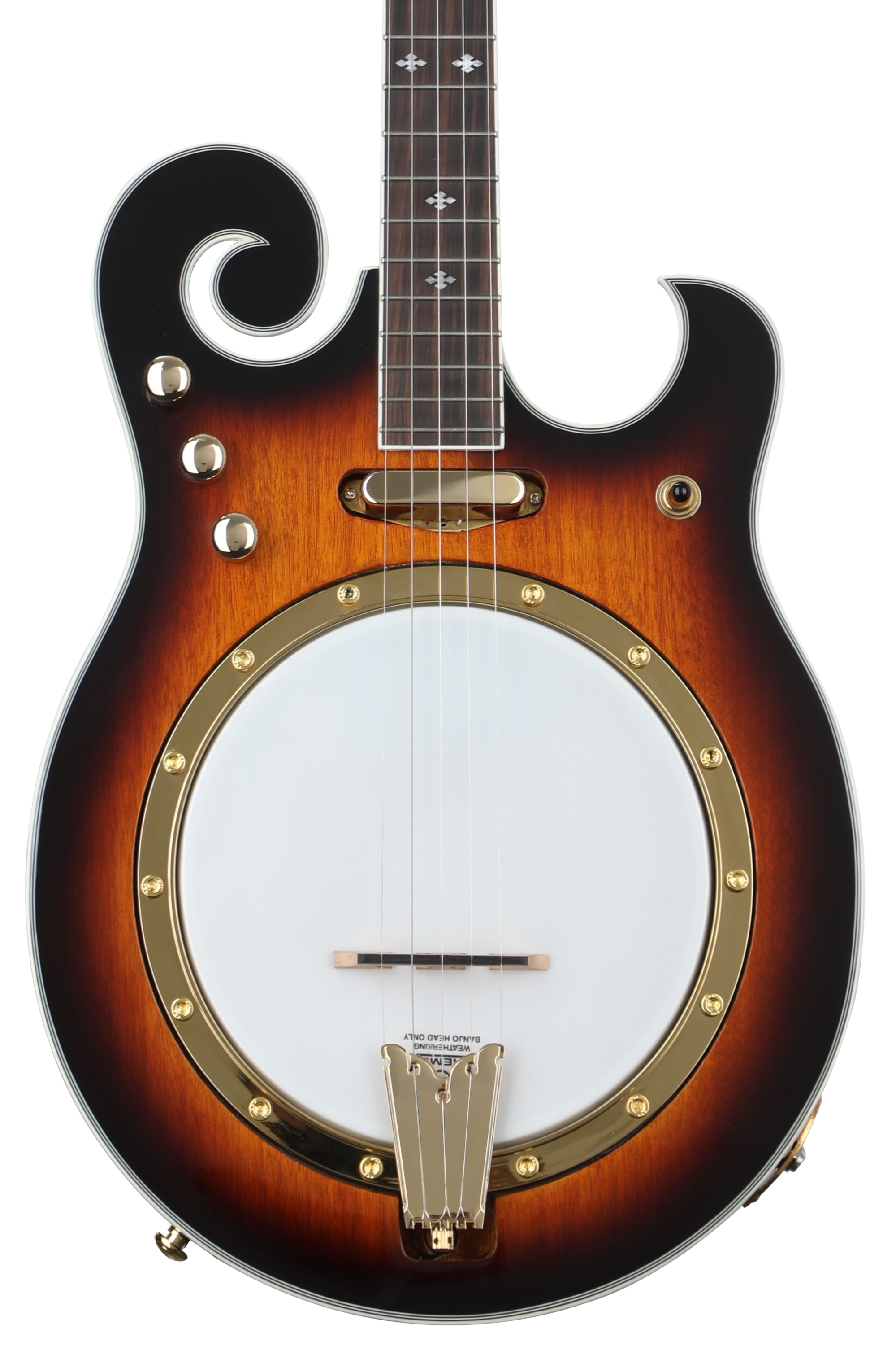 Gold Tone EBM-5 5-string Electric Banjo - Tobacco Sunburst | Sweetwater