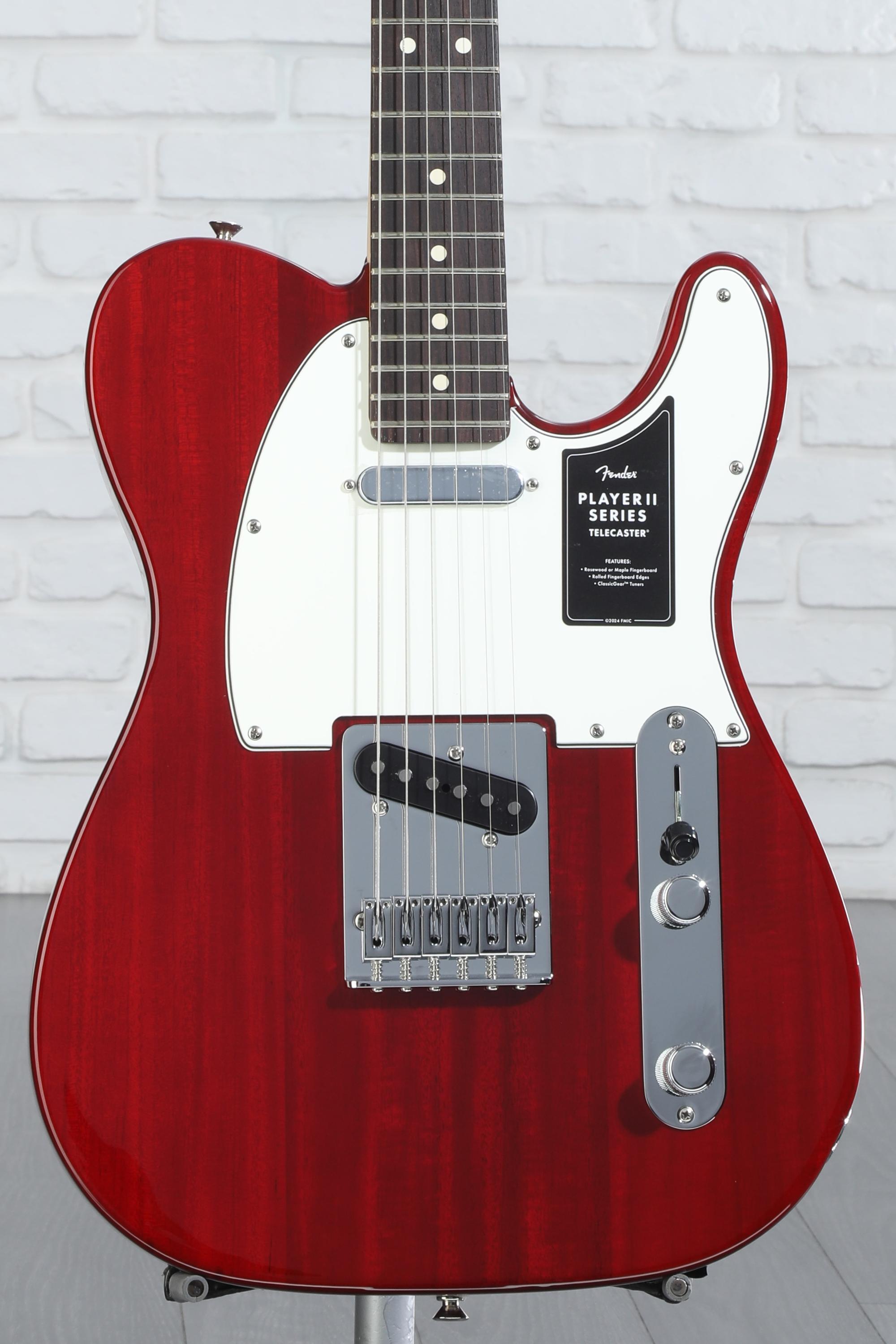 Fender Player II Telecaster Electric Guitar - Transparent Cherry with ...