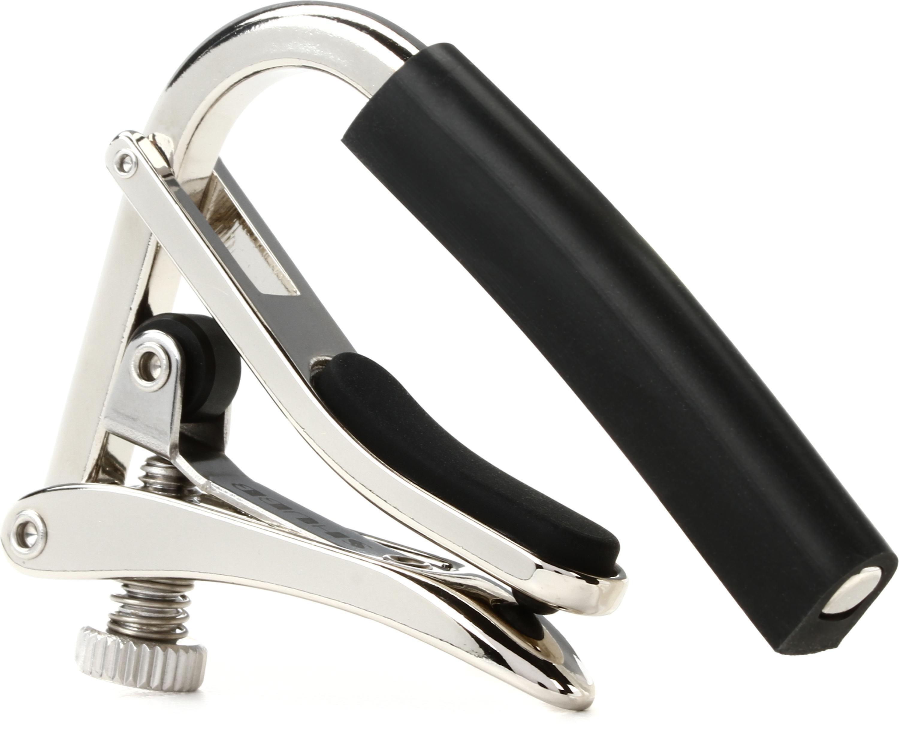 Shubb C4 Standard Capo for 7.25 inch Radius Guitar - Polished Nickel ...