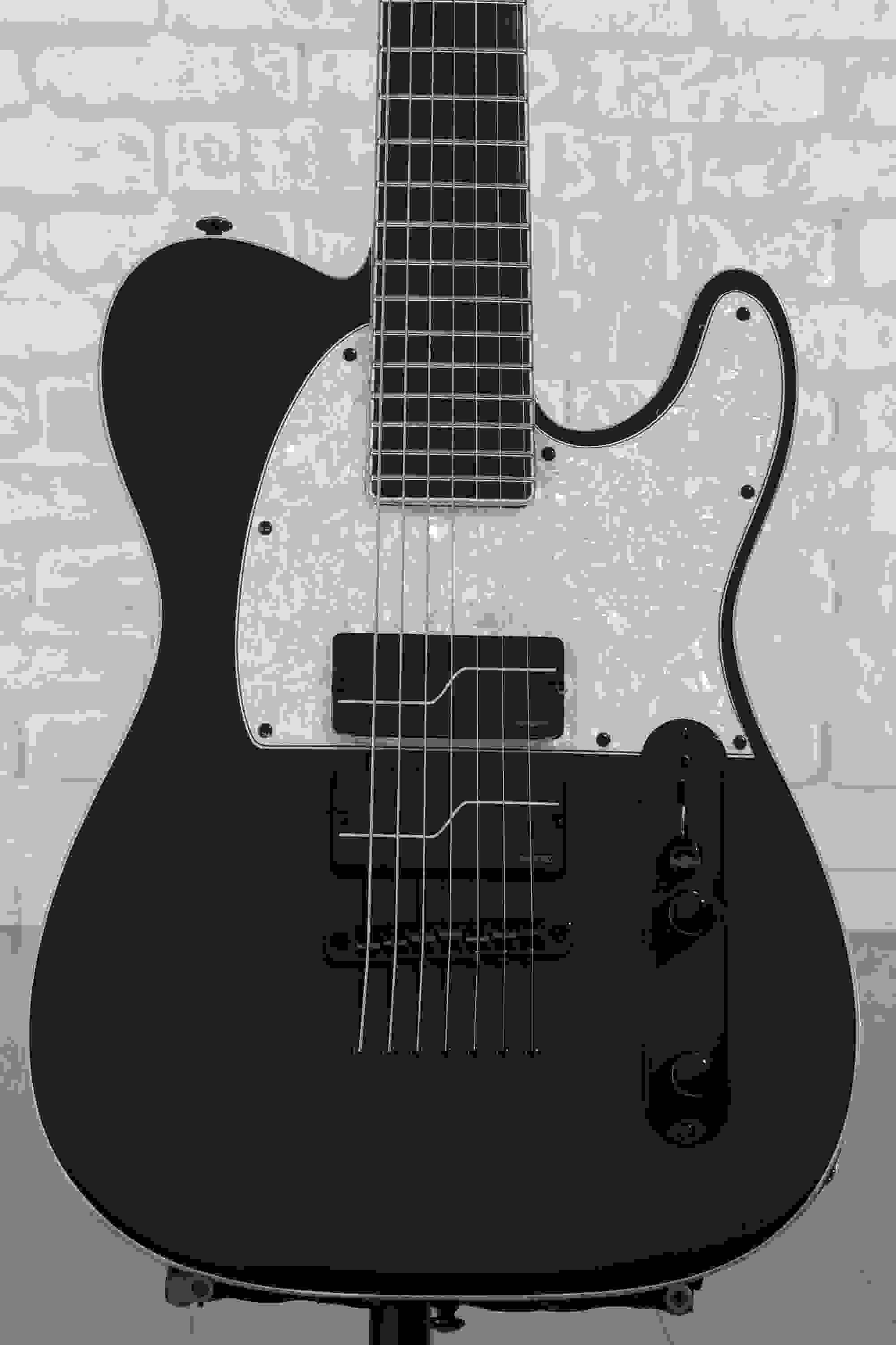 ESP LTD SCT-607B Stephen Carpenter Signature 7-string Baritone Electric Guitar - Black | Sweetwater