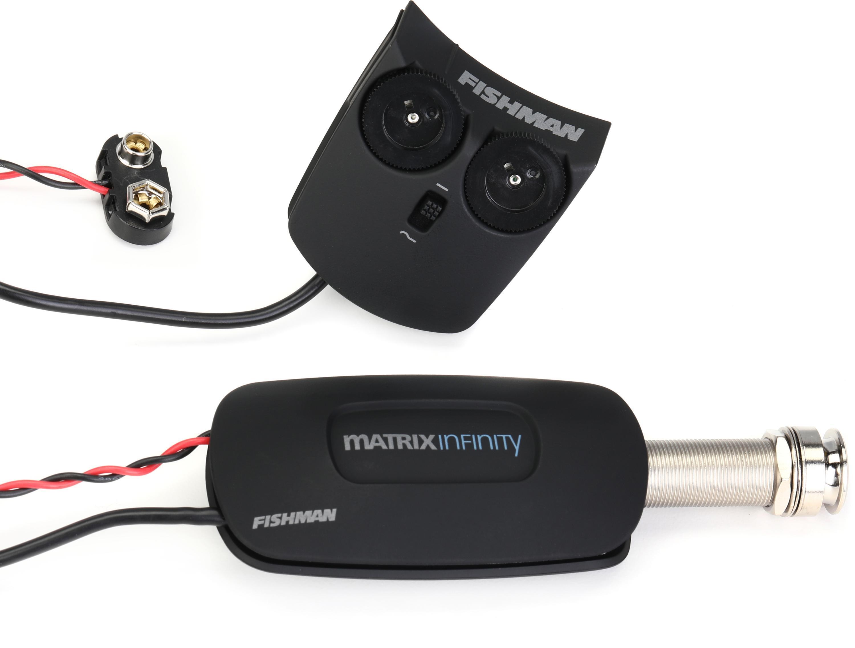 Fishman Matrix Infinity VT Acoustic Pickup - Narrow Saddle | Sweetwater