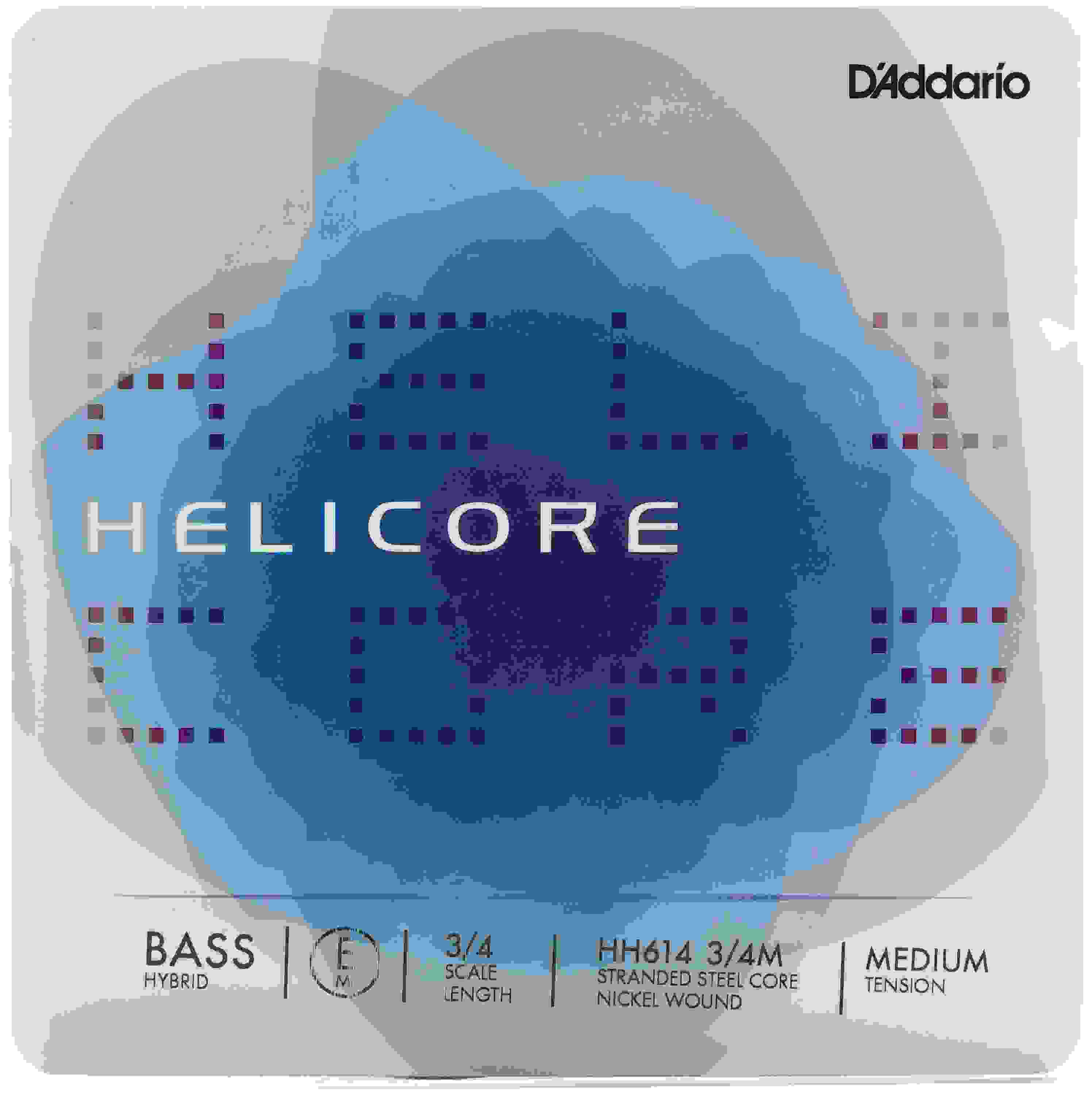 D'Addario HH614 3/4M Helicore Hybrid Double Bass E String - 3/4 Size ...