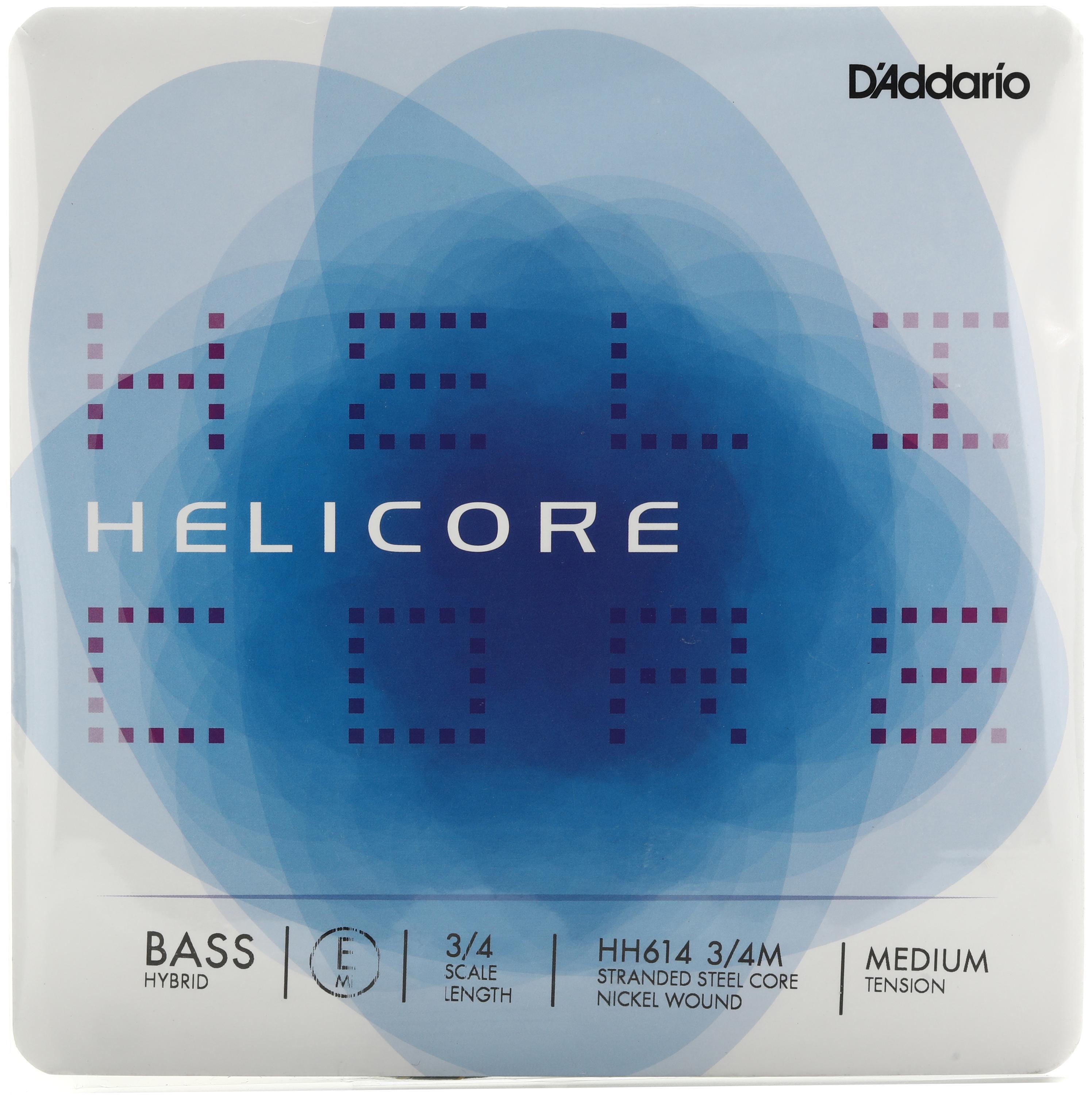 D'Addario HH614 3/4M Helicore Hybrid Double Bass E String - 3/4 Size ...