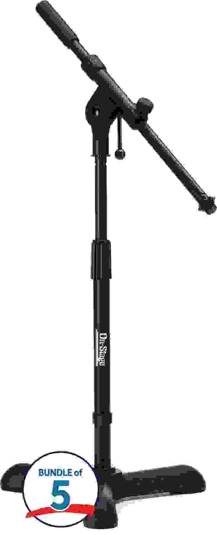 On-Stage MS7311B Kick Drum / Amp Mic Stand (5 Pack) | Sweetwater