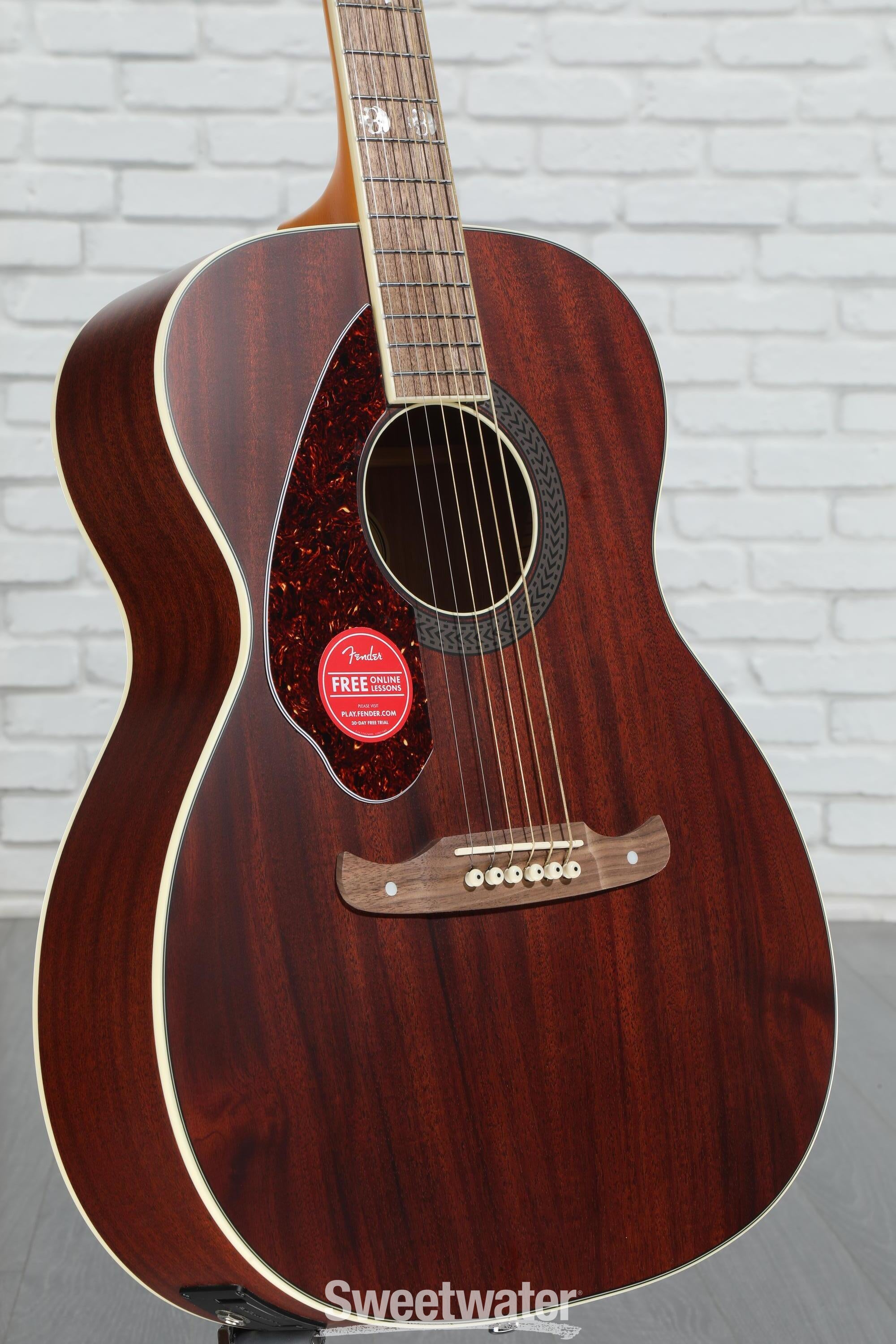 Fender Tim Armstrong Hellcat, Left-Handed Acoustic-Electric Guitar ...