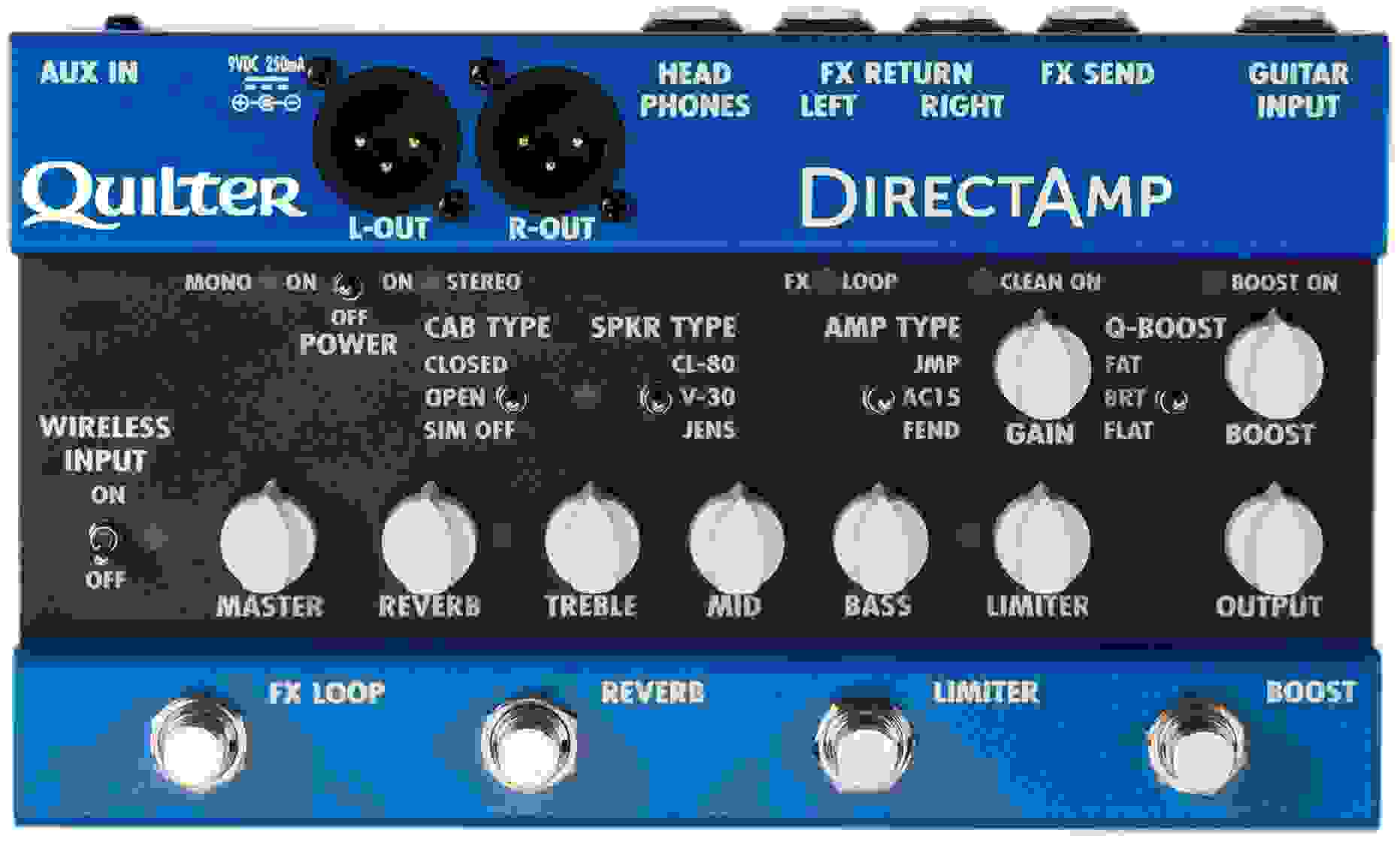 Quilter Labs DirectAmp Stereo Amp Simulator | Sweetwater