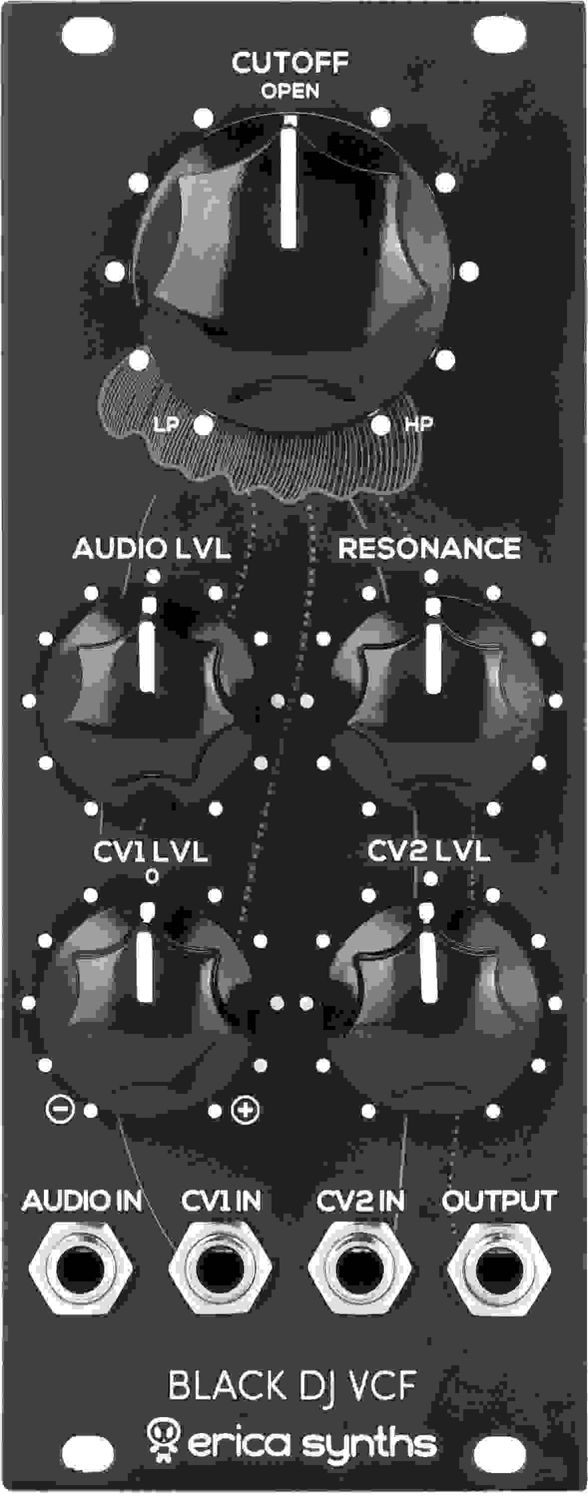 Erica Synths Black DJ VCF Eurorack Module | Sweetwater