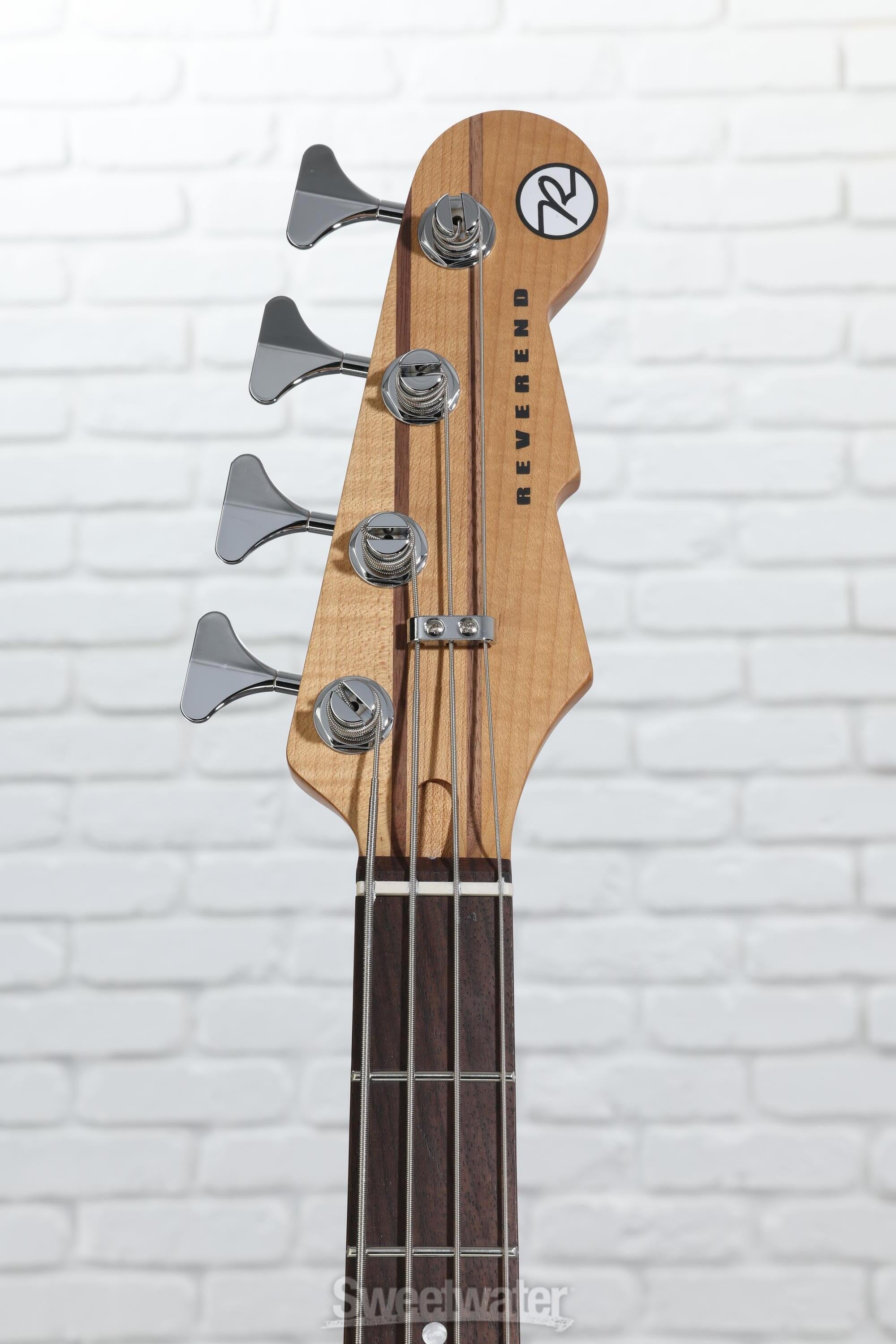 Reverend Decision P Electric Bass Guitar - Periwinkle, Rosewood ...