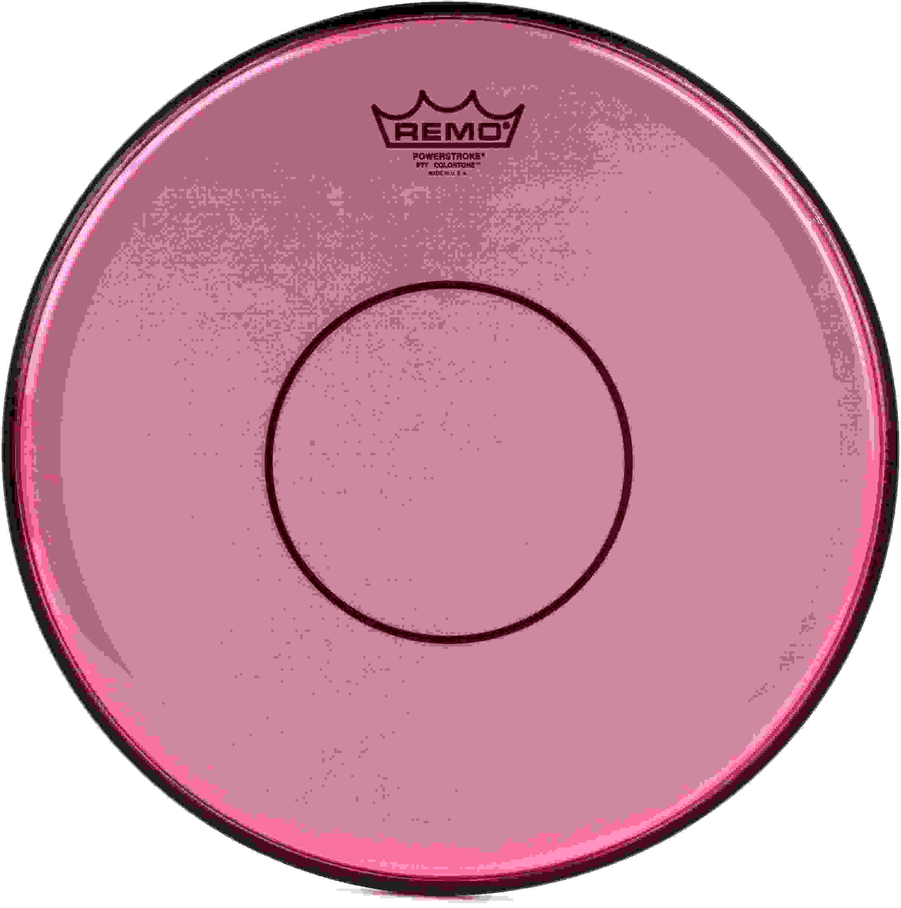 Remo Powerstroke 77 Colortone Pink Snare Drumhead - 14 inch | Sweetwater