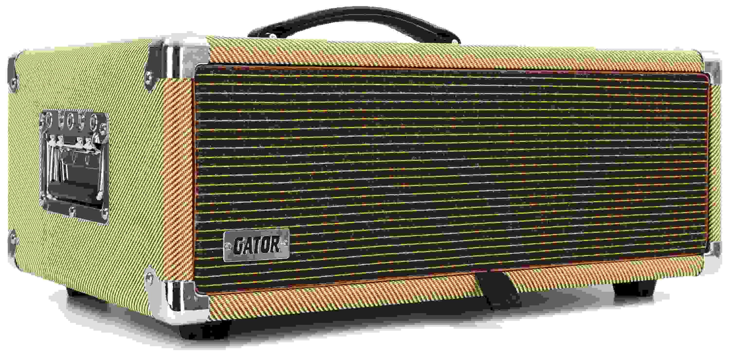 Gator GR-RETRORACK-3TW Vintage Amp Vibe Rack Case - 3U Tweed | Sweetwater