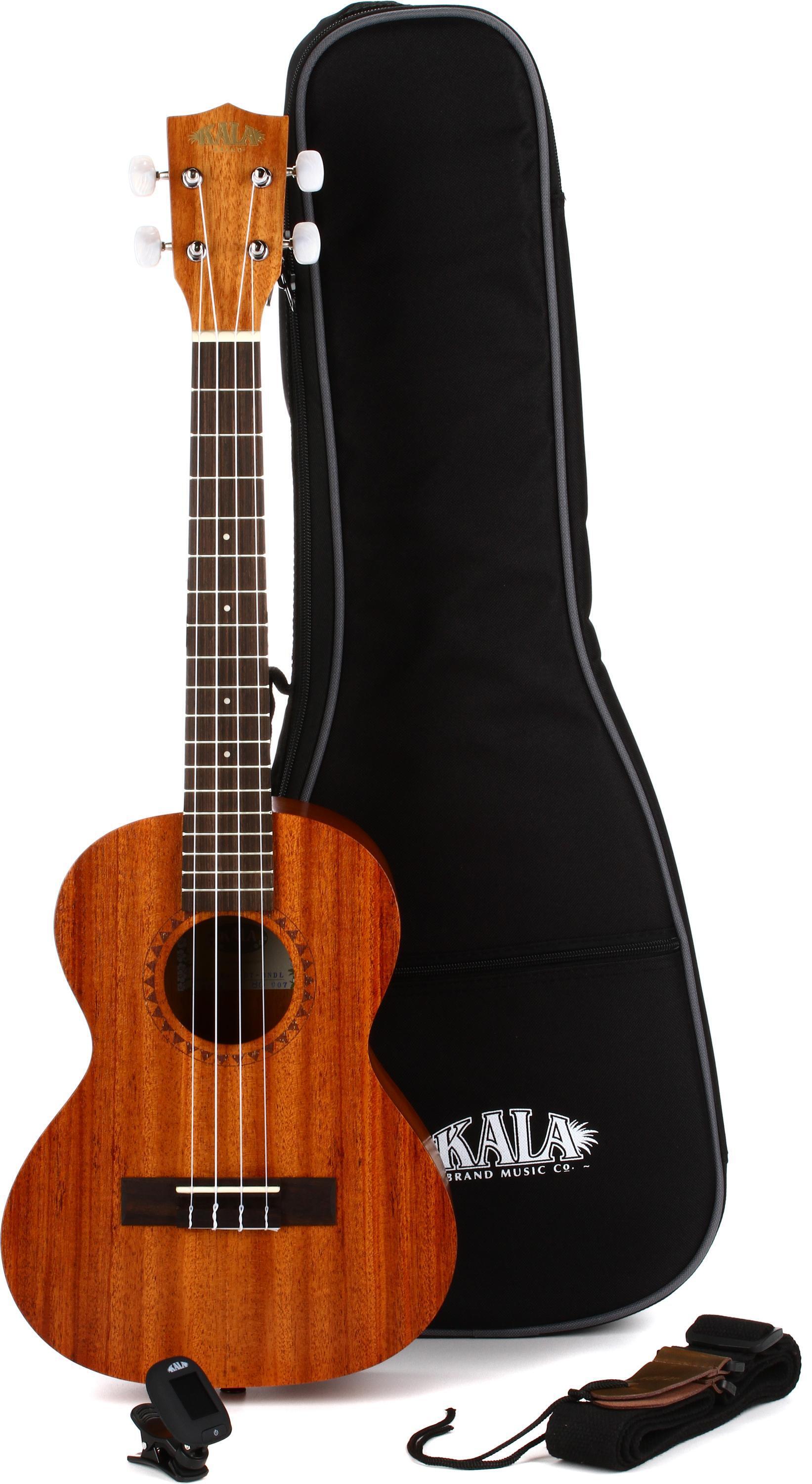 Kala KA-15T Tenor Ukulele Bundle - Satin Mahogany | Sweetwater