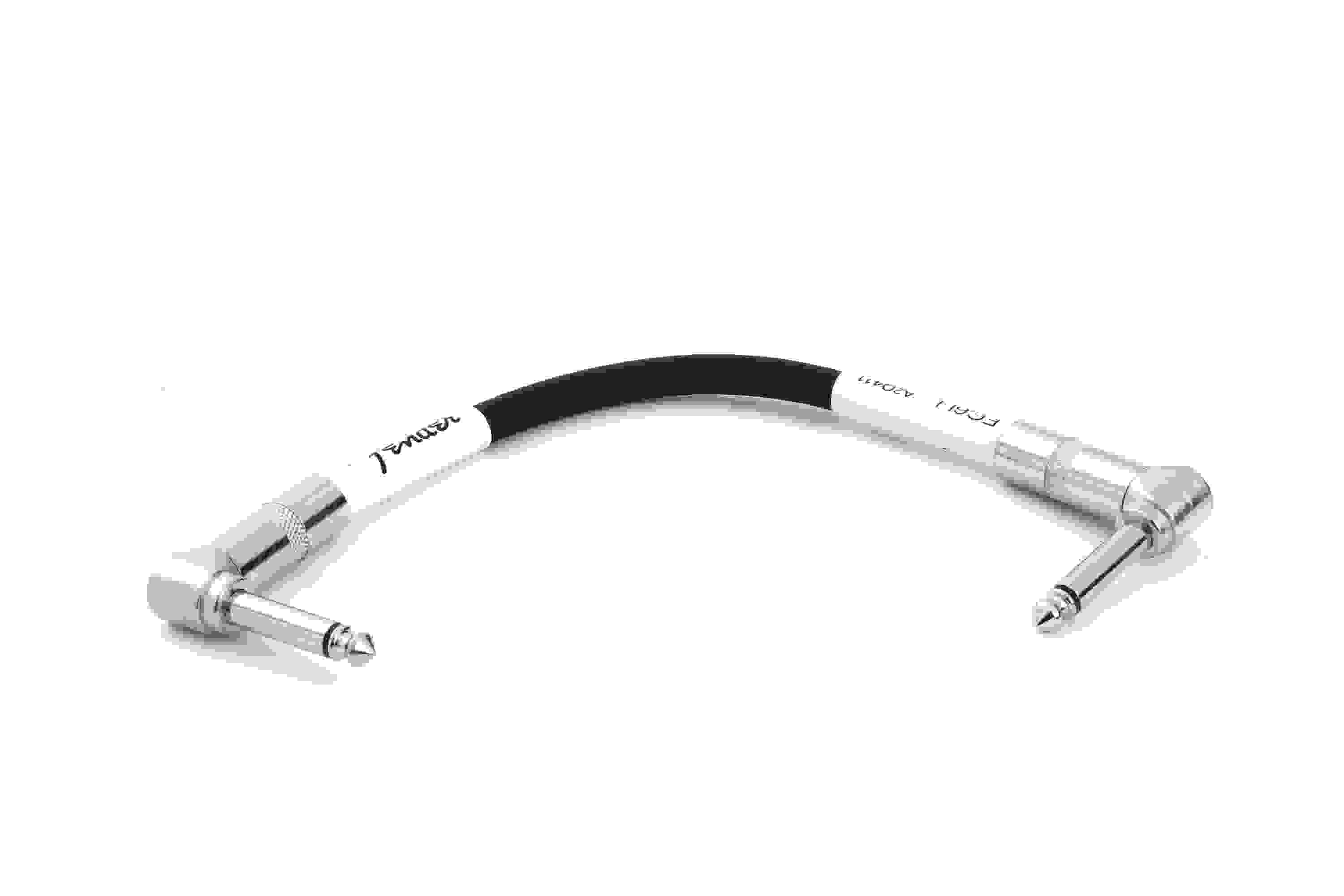 Fender Patch Cable - 6" Angled-Angled | Sweetwater