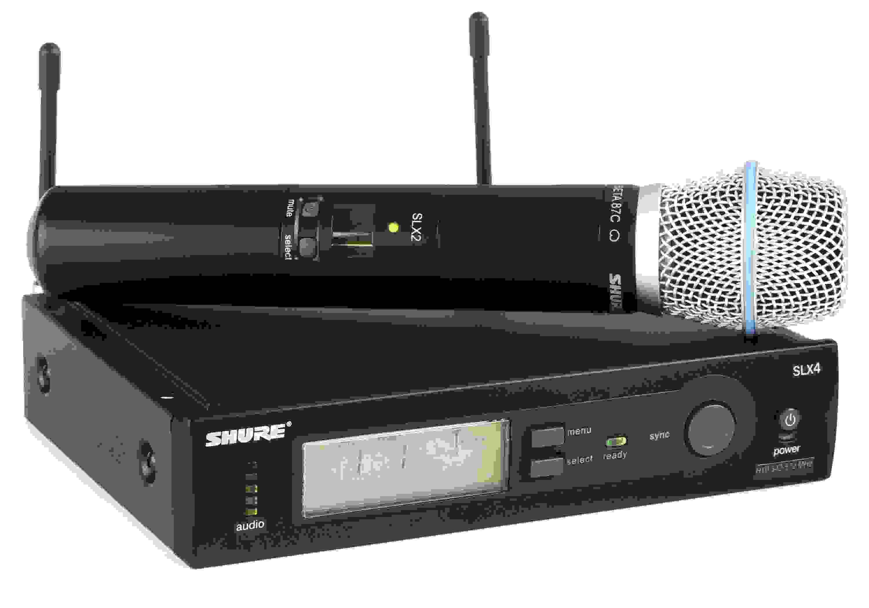 Shure SLX24/BETA87C Handheld Wireless Microphone System - H19 Band | Sweetwater
