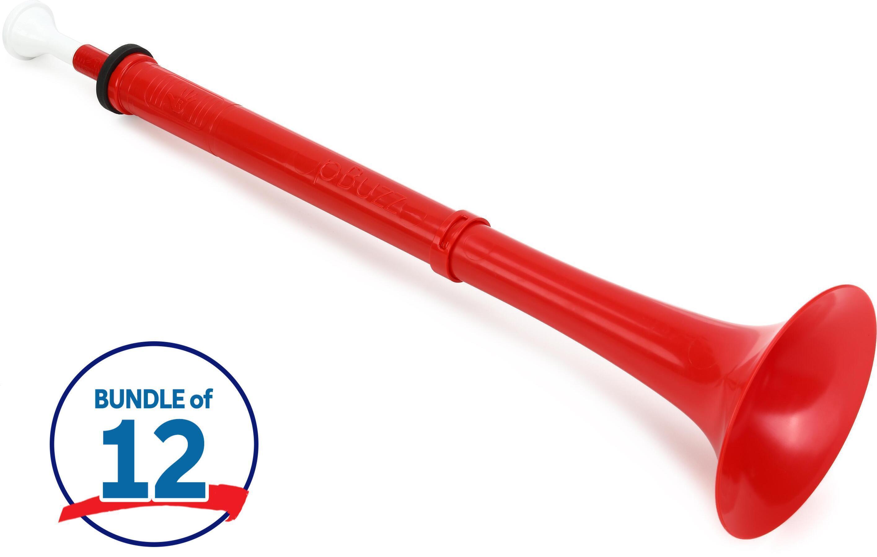 pInstruments pBuzz Beginner Wind Instrument (12 Pack) - Red | Sweetwater