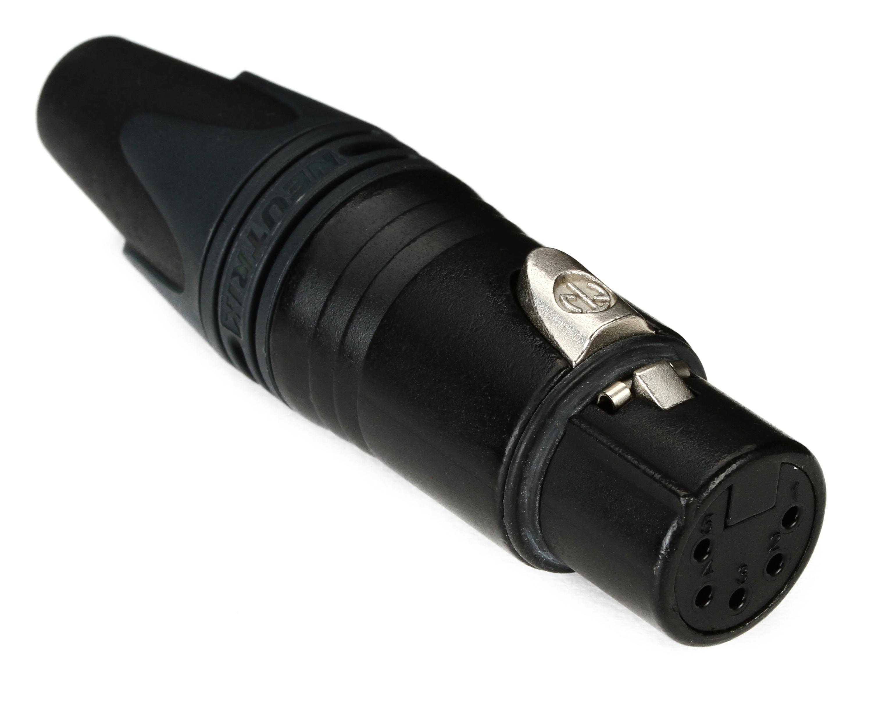 Neutrik NC5FXX-B 5-Pole Female Cable Connector - Black | Sweetwater