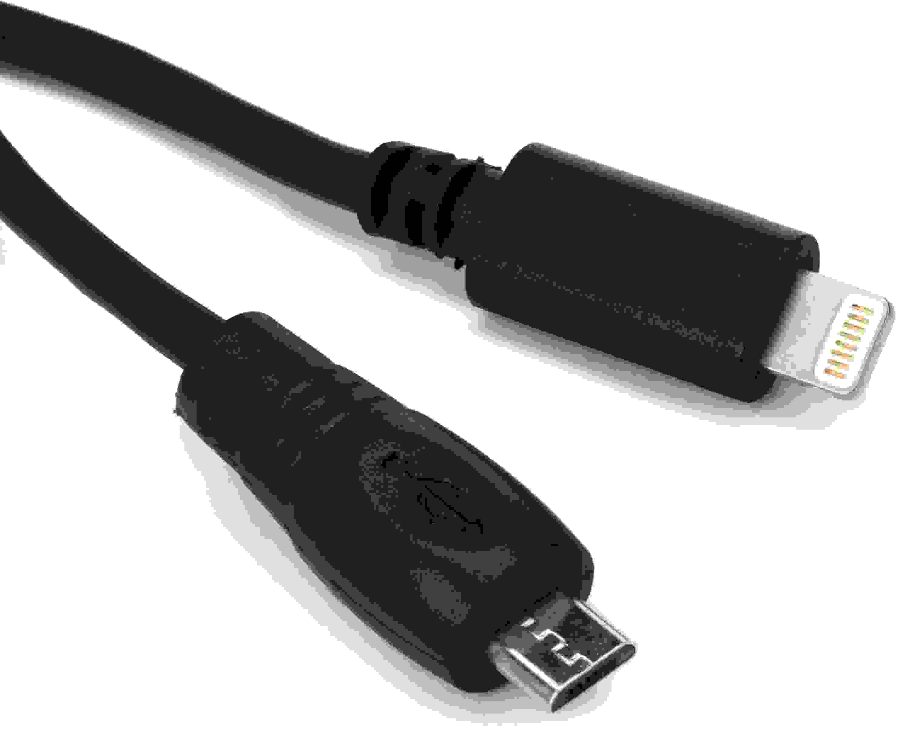IK Multimedia IP-CABLE-8PMUSB-IN Lightning to Micro-USB Cable | Sweetwater