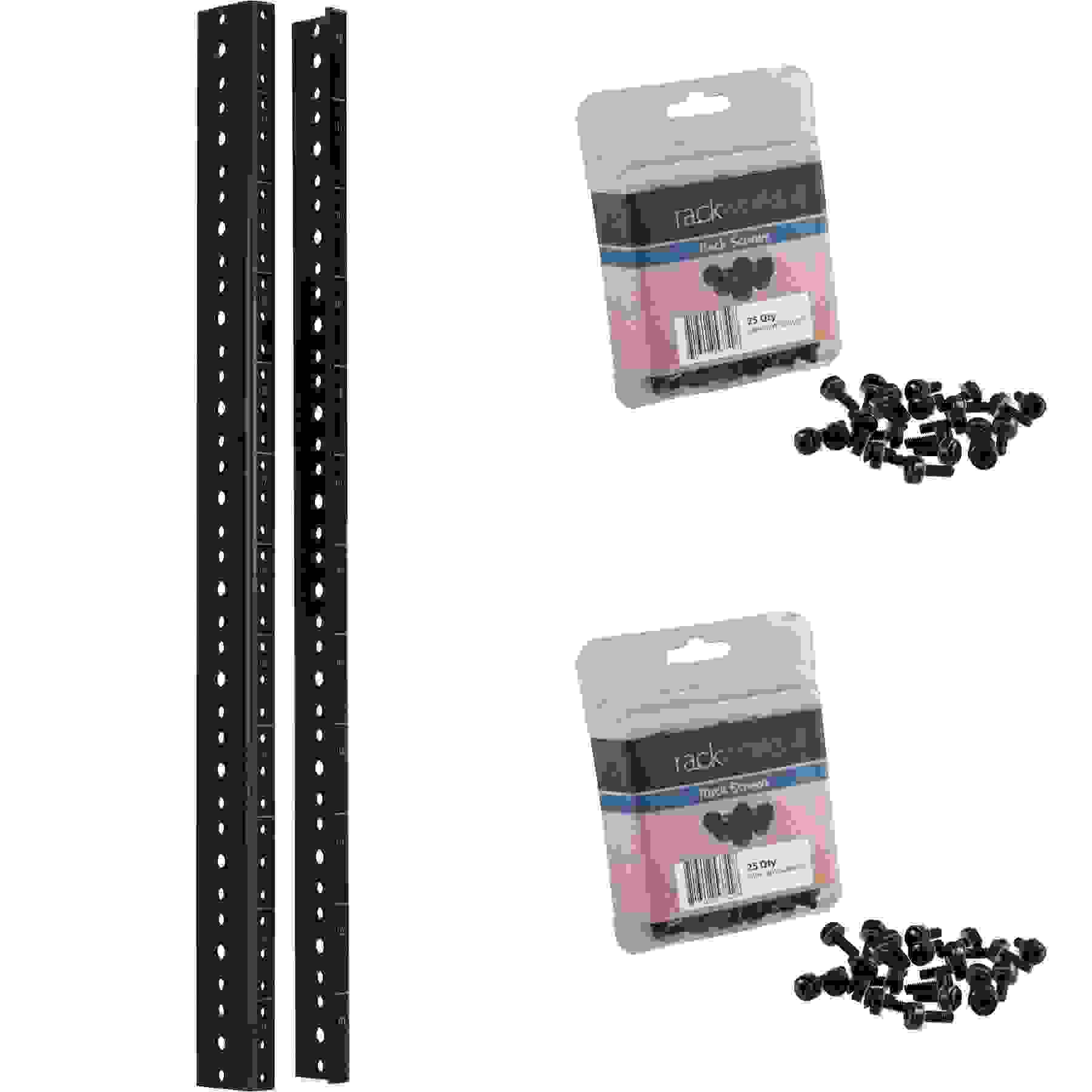 Gator GRW-RACKRAIL-12U Rack Rail Set with Rack Screws | Sweetwater