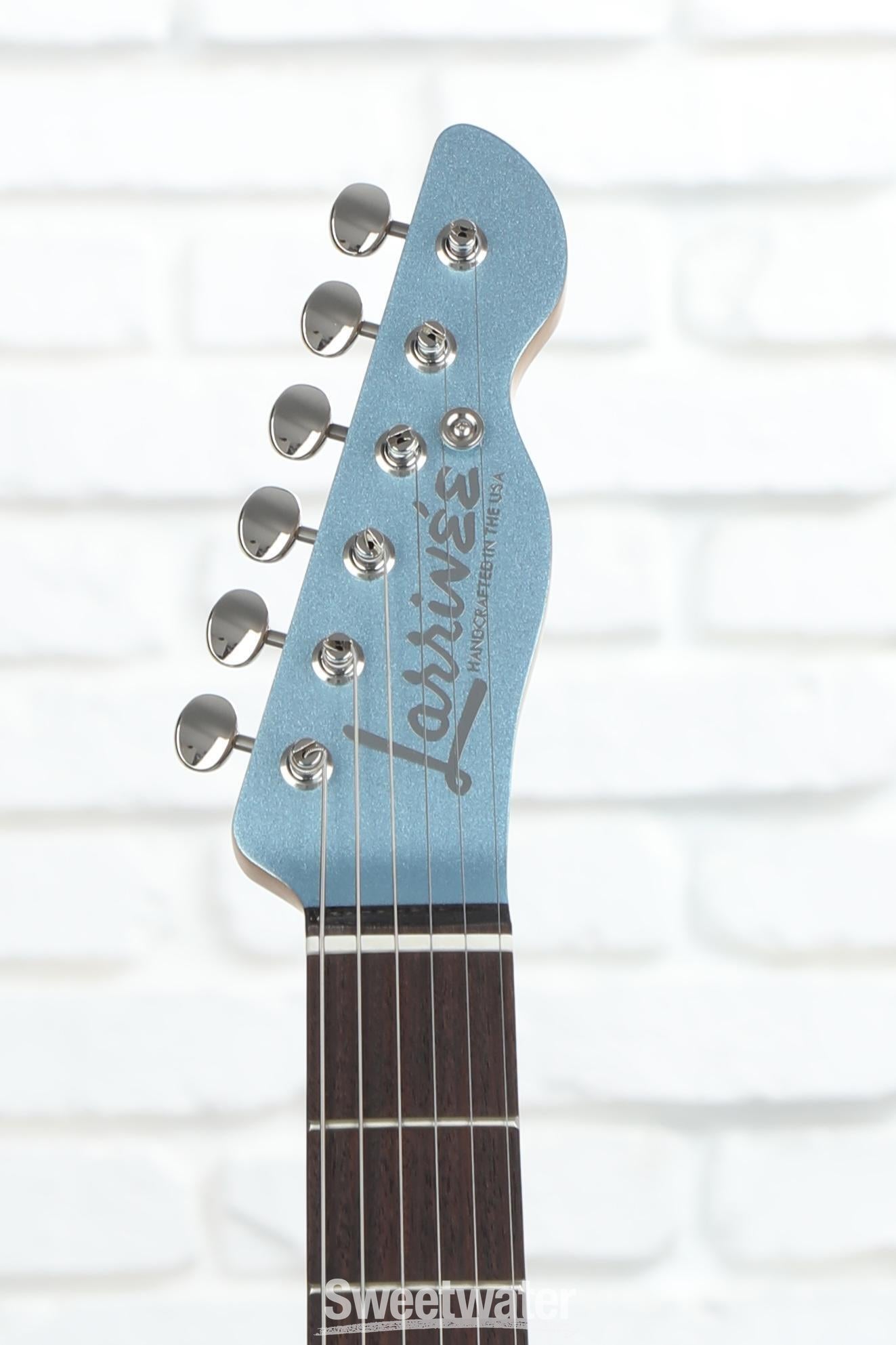 Larrivee Baker-T Classic Electric Guitar - Ice Blue Metallic | Sweetwater