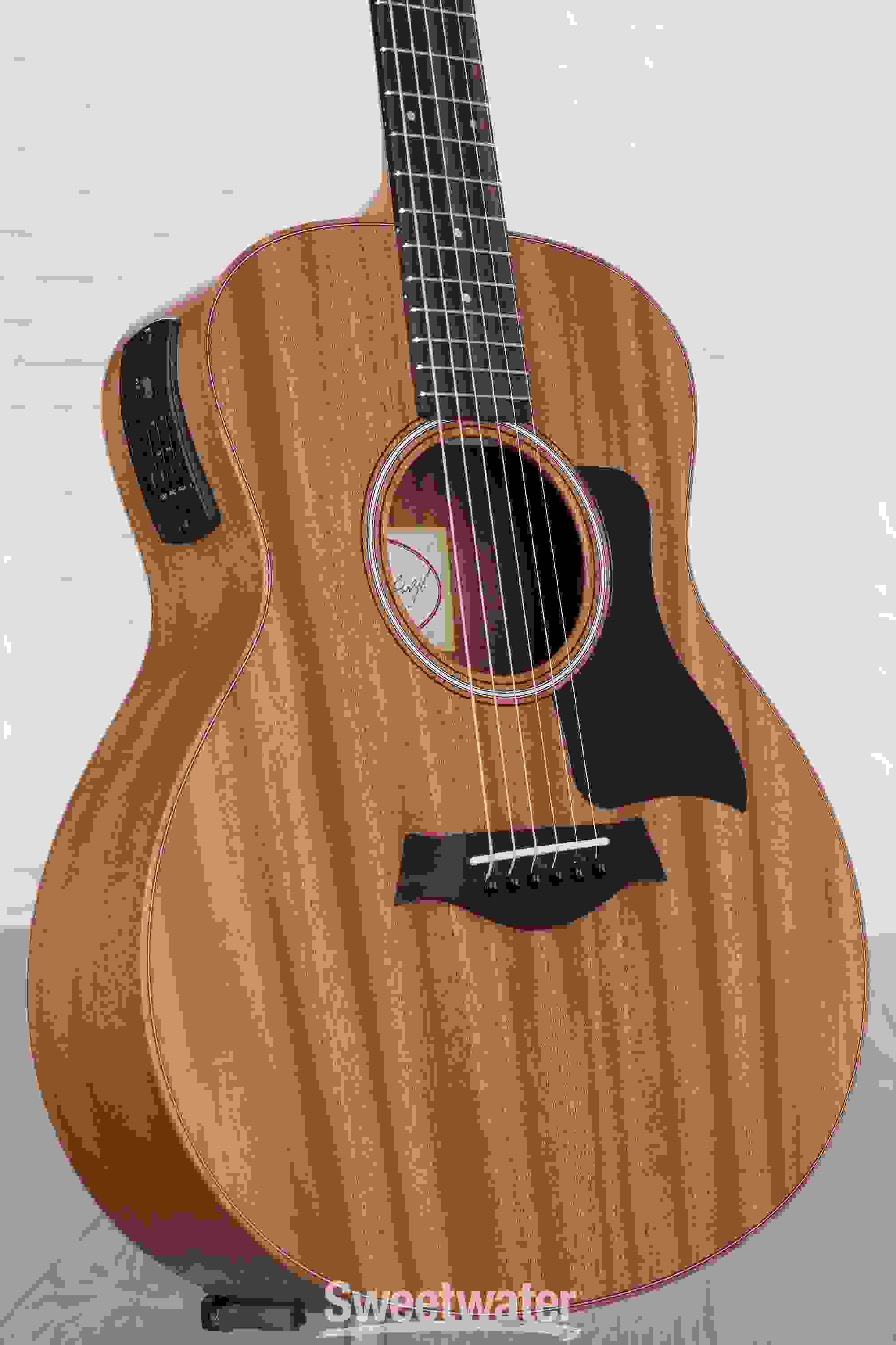 Taylor GS Mini-e Mahogany Acoustic-electric Guitar - Natural with Black ...