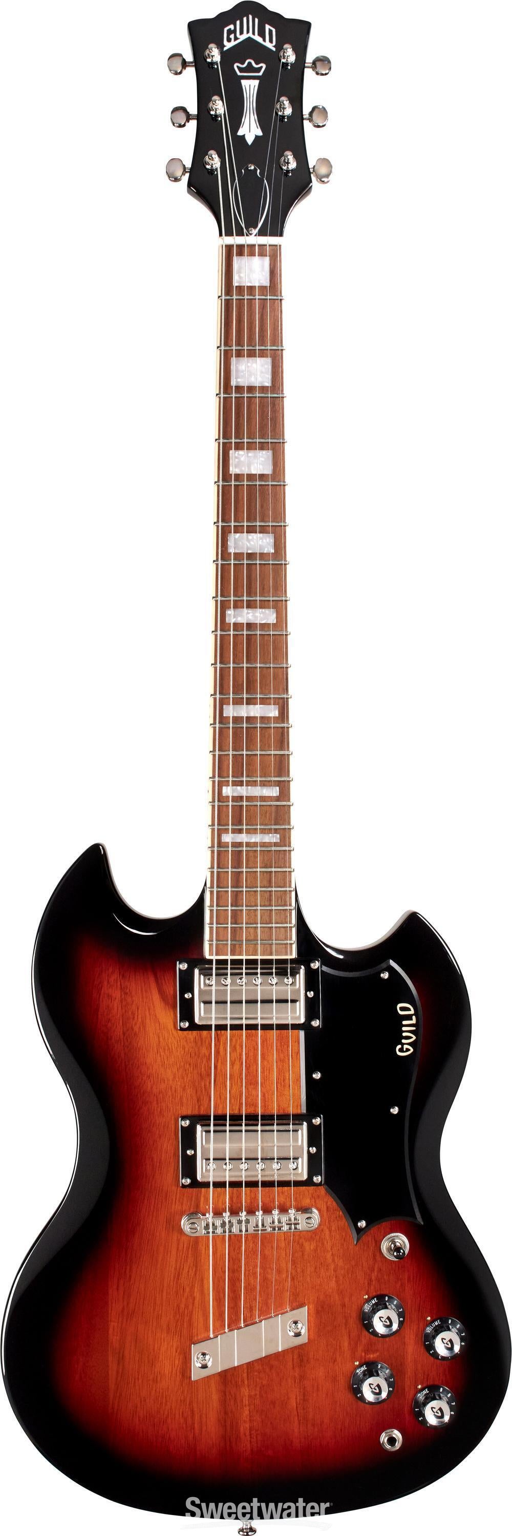 Guild Polara Deluxe Electric Guitar - Vintage Sunburst | Sweetwater