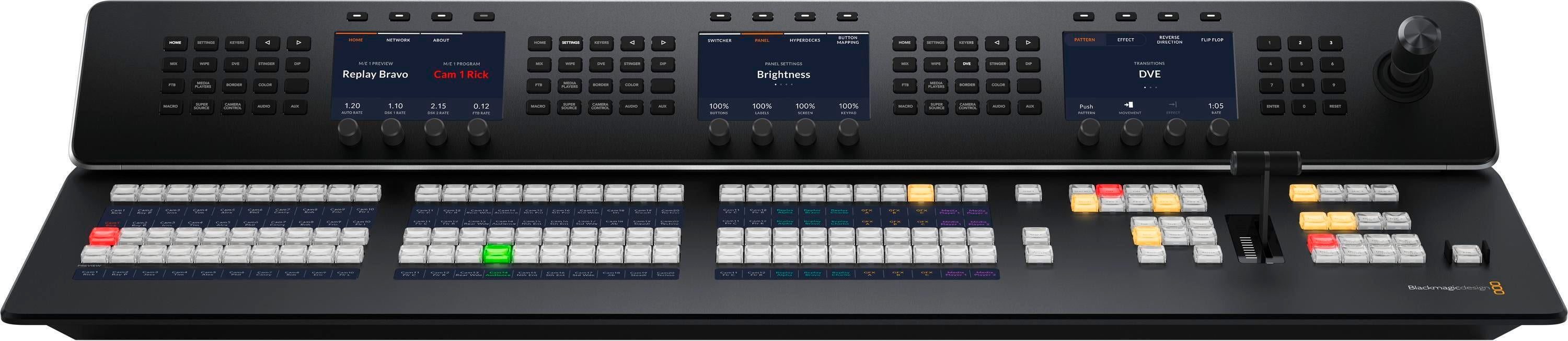 Blackmagic Design ATEM 1 M/E Advanced Panel 30 Video Switching ...