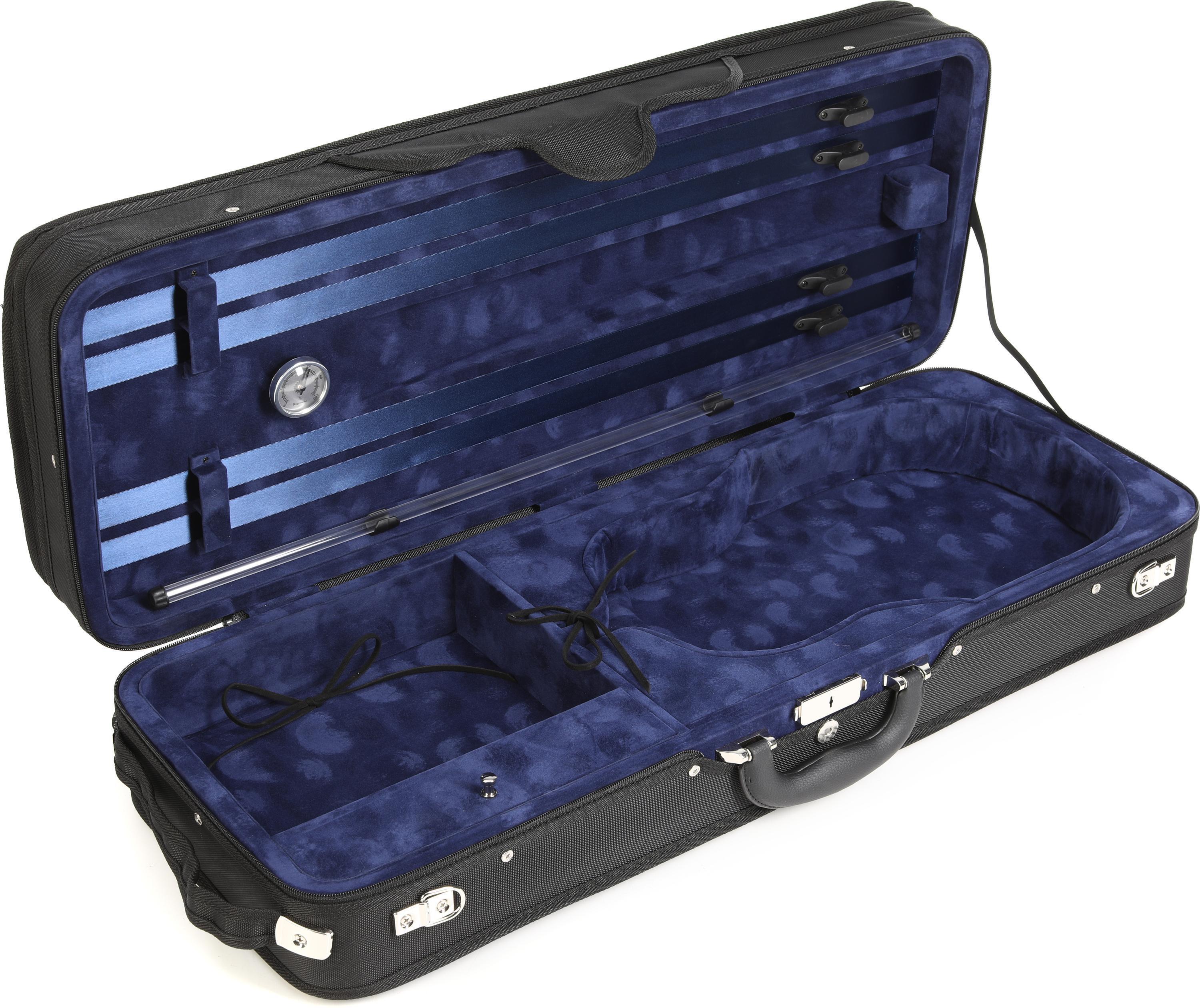 Eastman CA1914-LITE Lightweight Oblong Viola Case - 16-inch, Blue Interior | Sweetwater