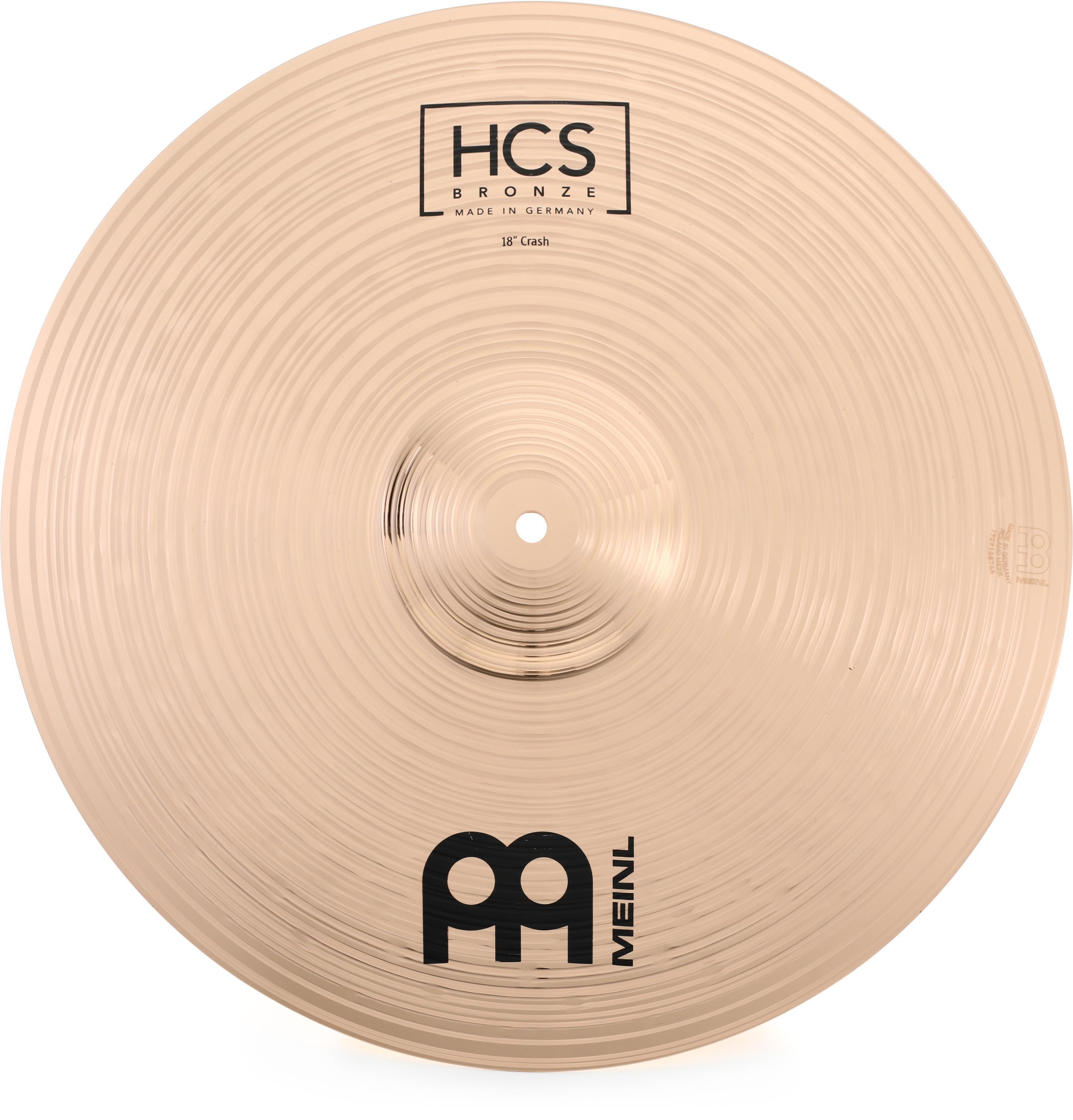 Meinl Cymbals 18 inch HCS Bronze Crash Cymbal | Sweetwater