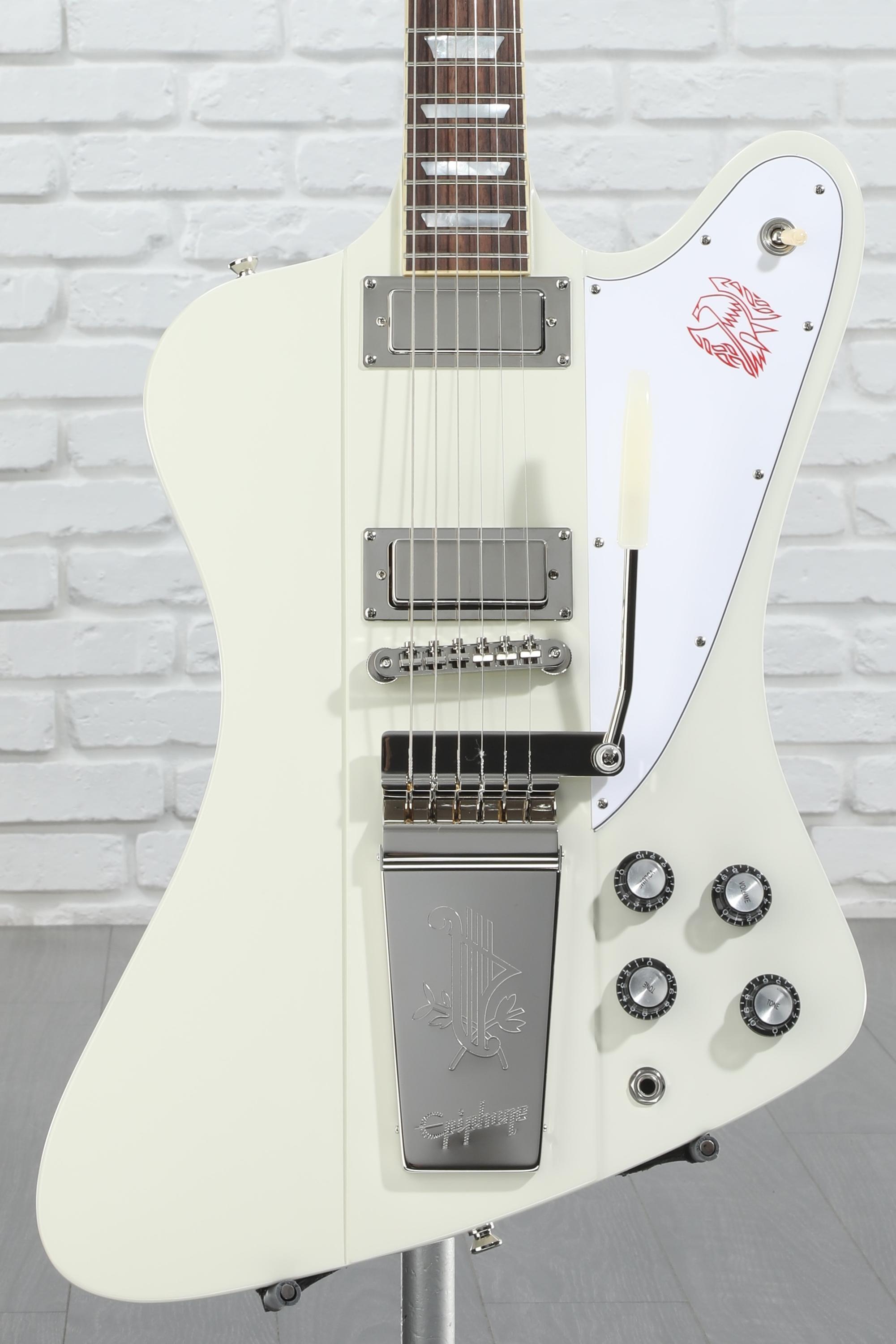 Epiphone 1963 Firebird V Electric Guitar - Polaris White | Sweetwater