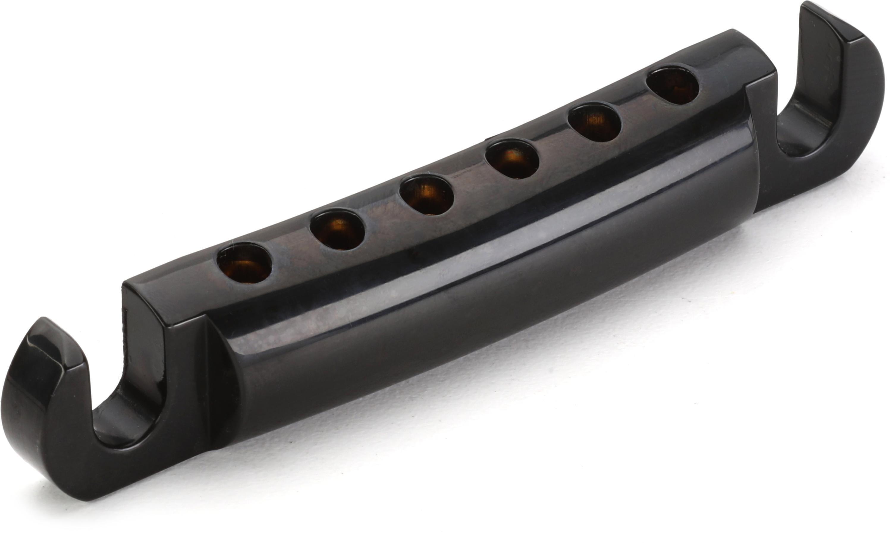 Gotoh GE101Z Stop Tailpiece - Black | Sweetwater
