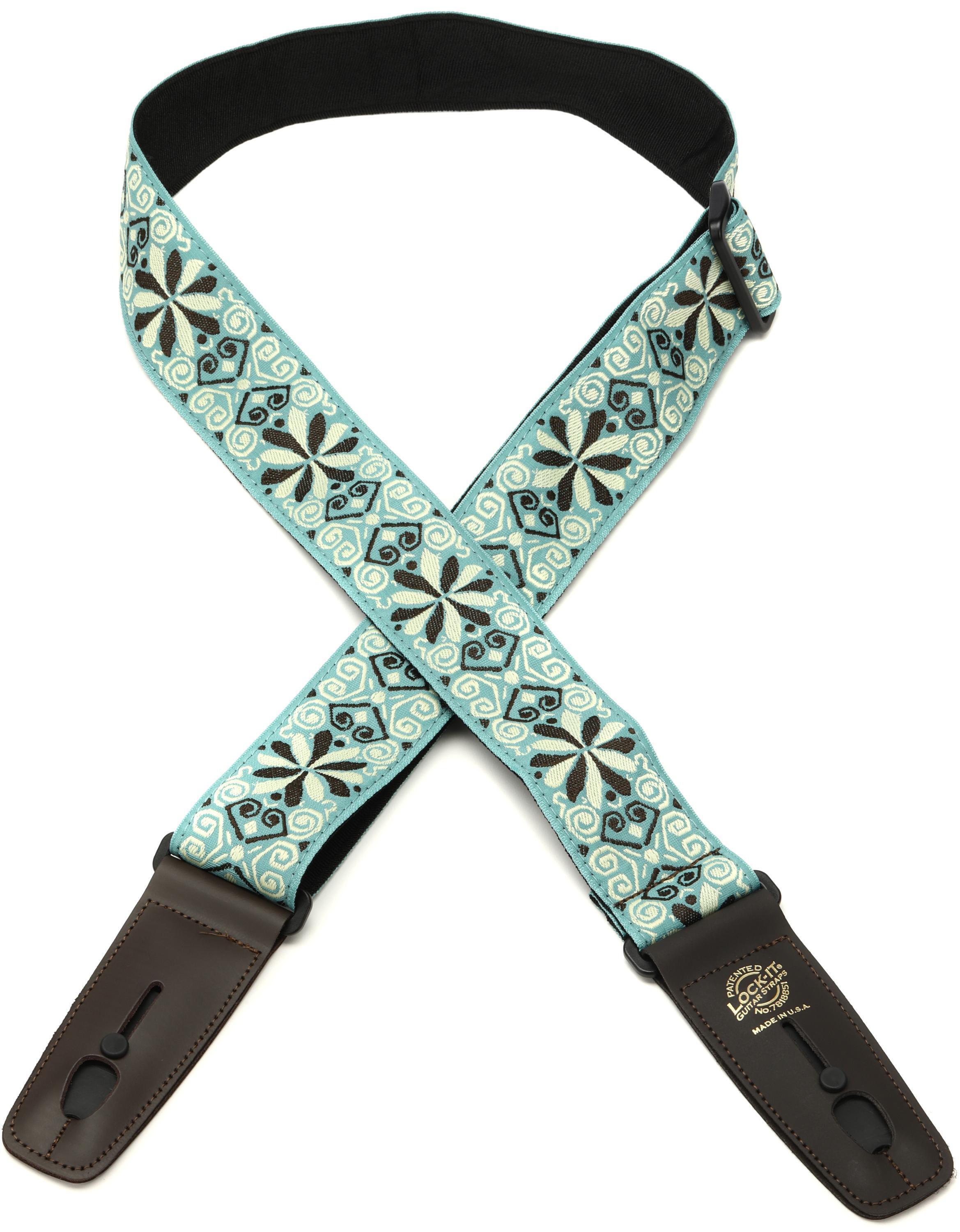 Lock-It Straps Designer Series 2" Guitar Strap with Locking Ends ...