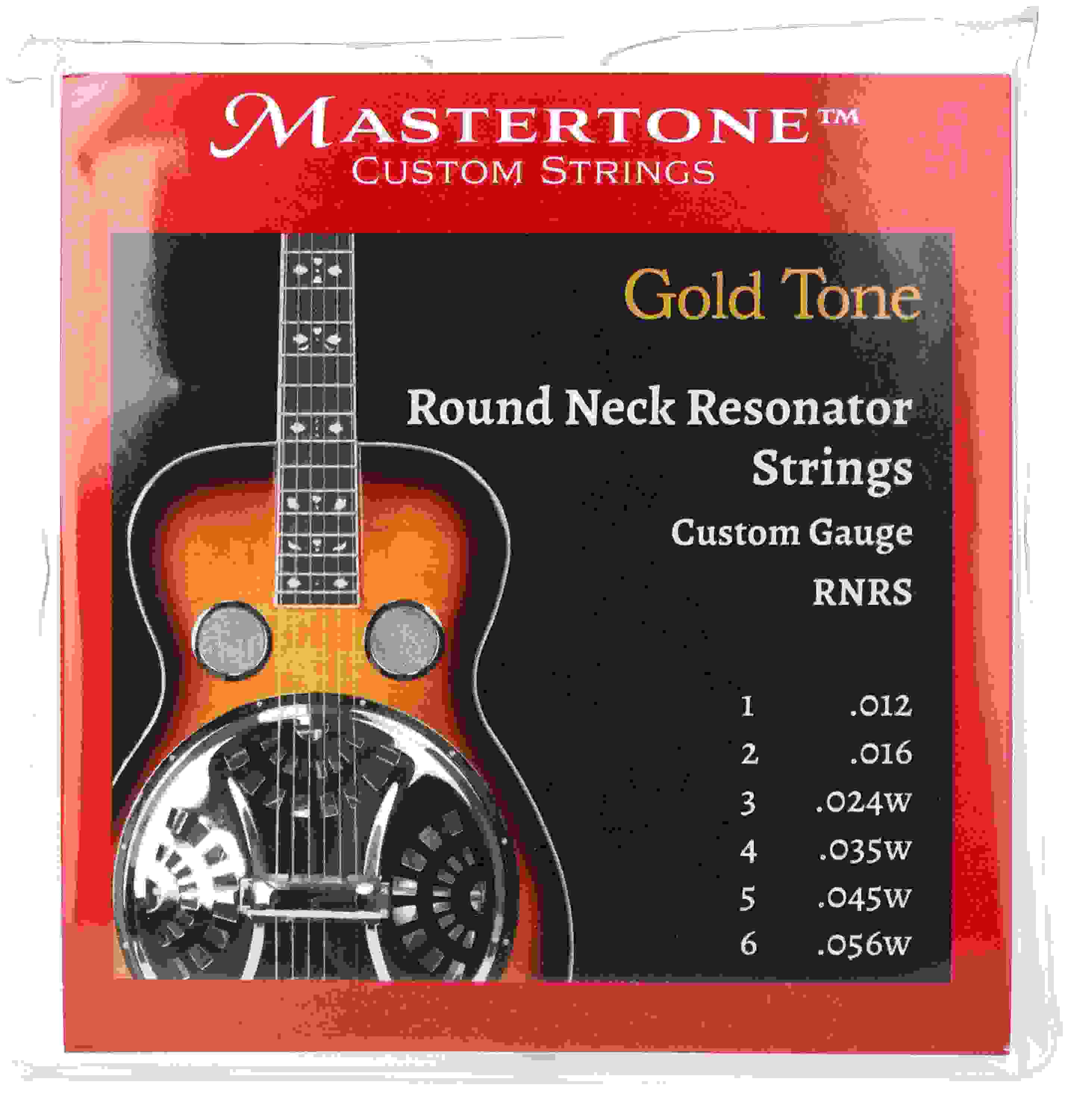 Gold Tone RNRS Bronze Roundneck Resonator String Set - .012-.056 Custom Gauge | Sweetwater