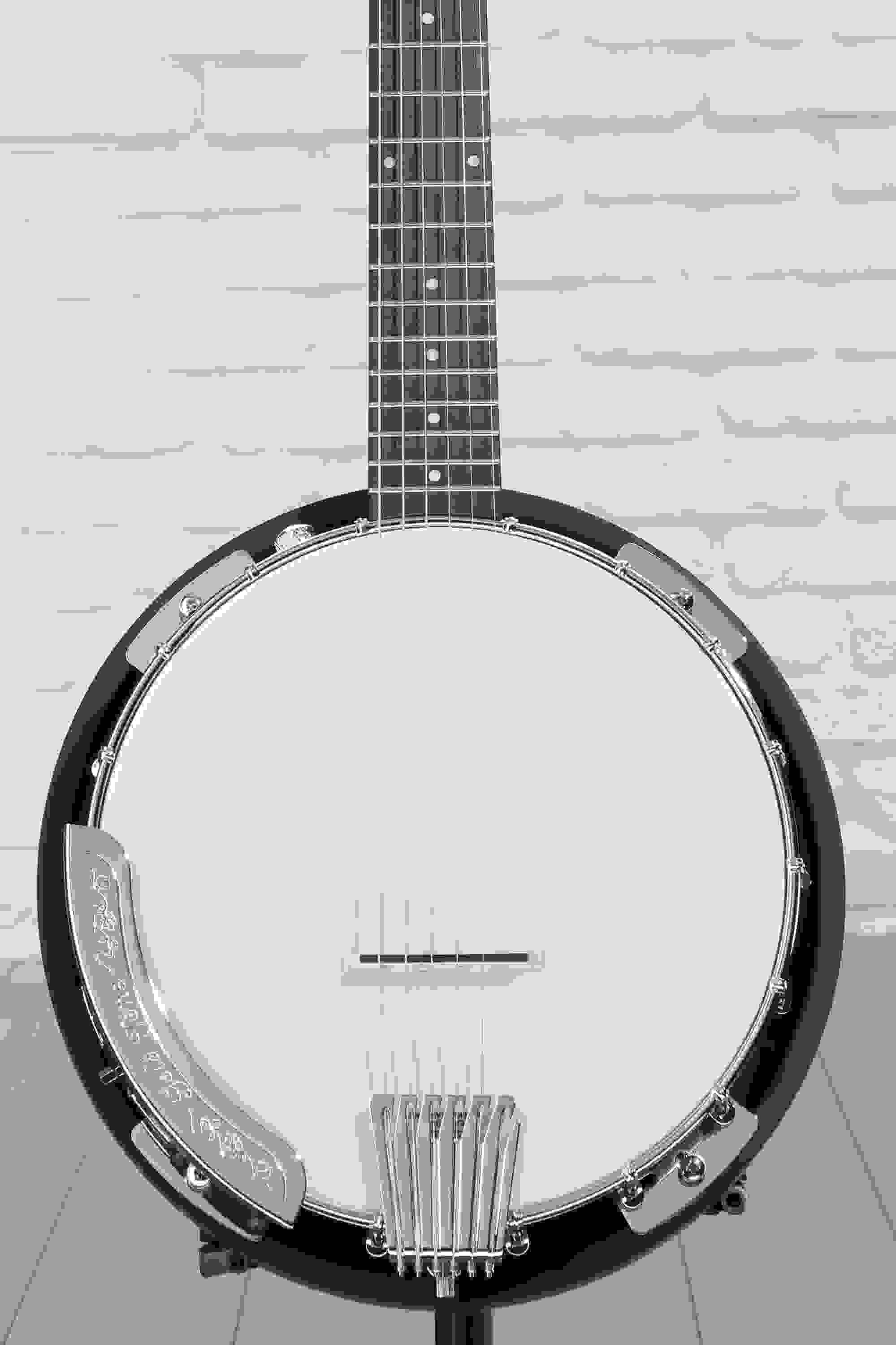 Gold Tone CC-Banjitar Cripple Creek Banjitar - Vintage Brown Satin ...