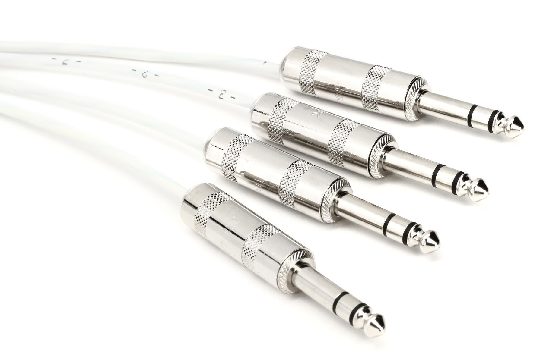 Pro Co MT2BQBQ-20 Dual TRS Male to Dual TRS Male Cable - 20 foot ...