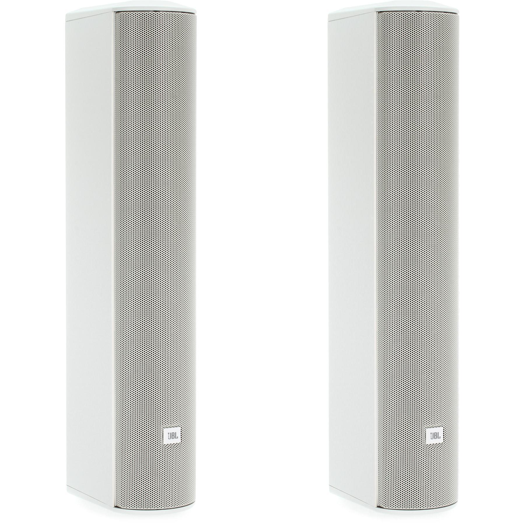JBL CBT 50LA-1 Column Installation Speaker Pair - White | Sweetwater