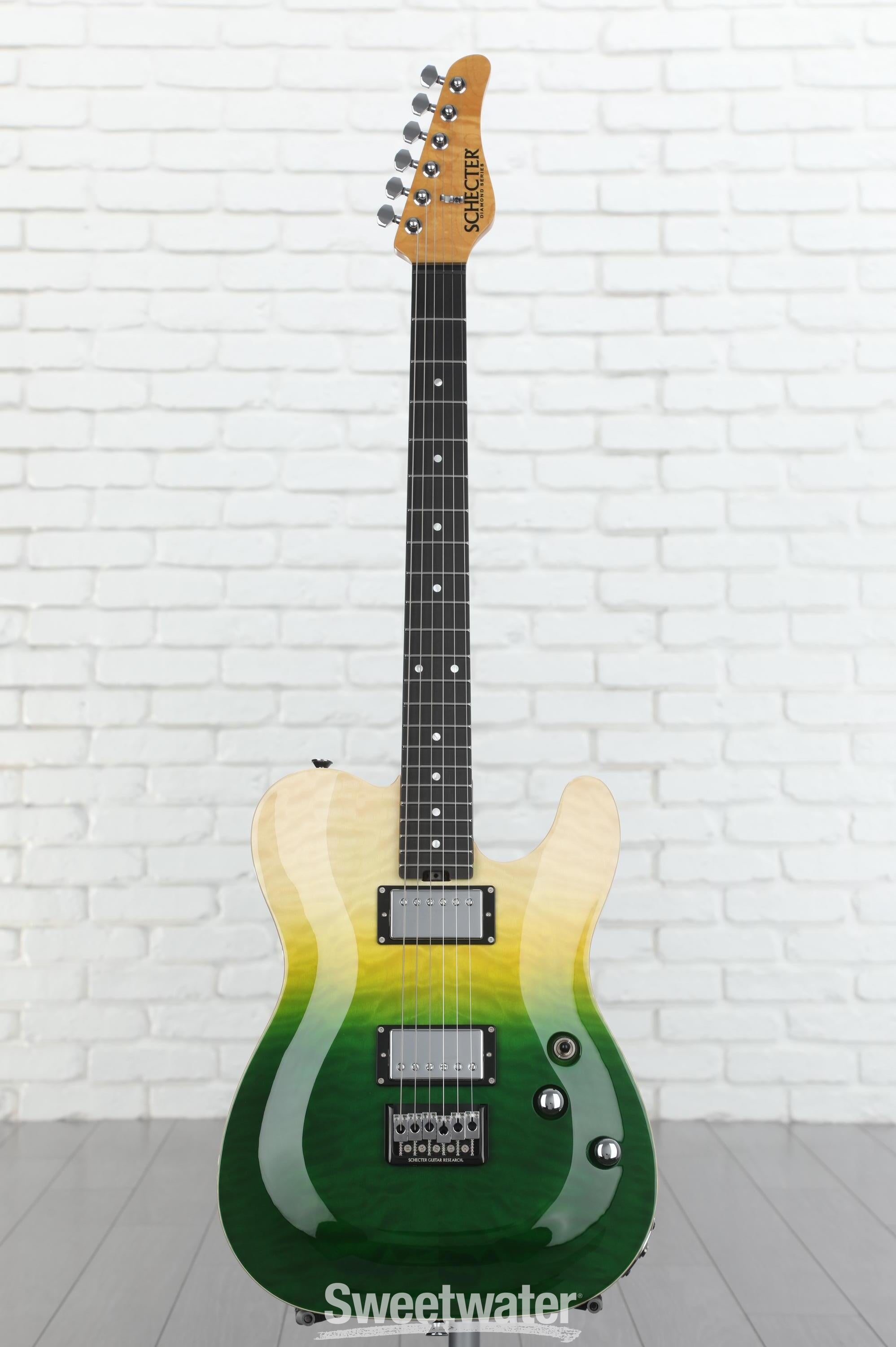 Schecter PT Classic Electric Guitar - Caribbean Fade Burst | Sweetwater
