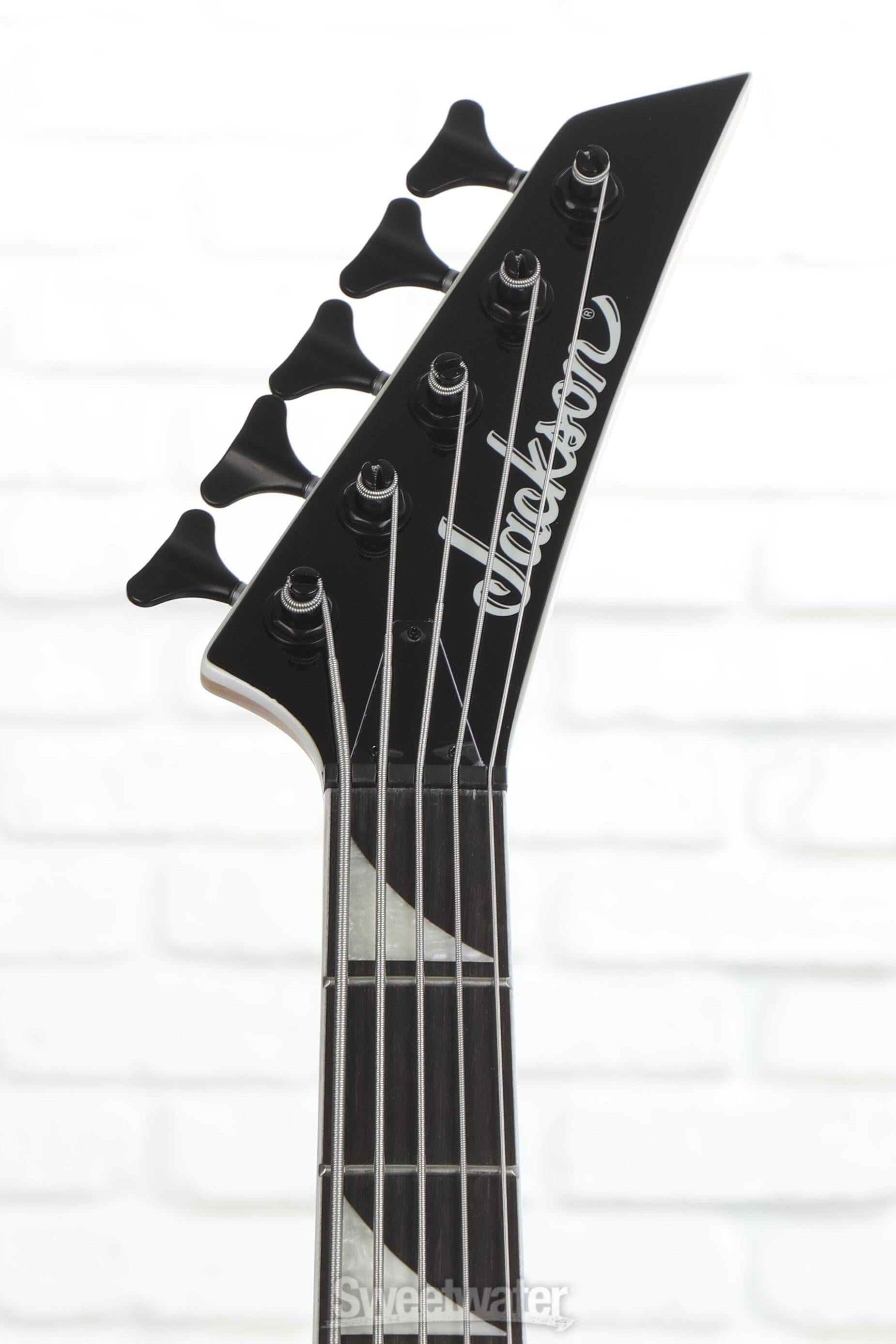 Jackson Concert Bass JS3VQ - Transparent Red Burst | Sweetwater