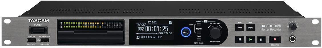 TASCAM DA-3000SD 2-channel DSD/PCM Master Recorder and AD/DA Converter ...