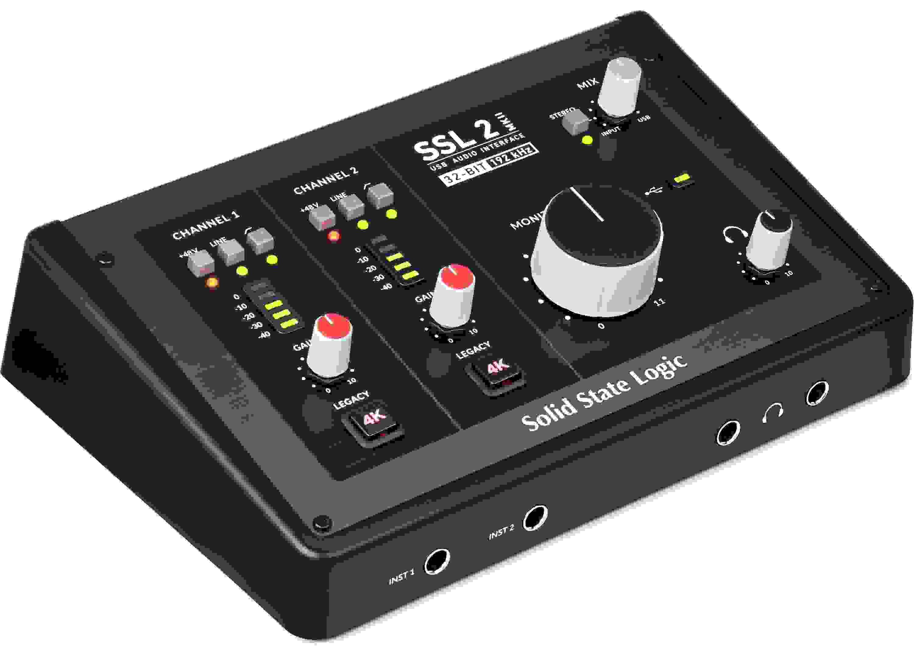 Solid State Logic SSL 2 MKII 2 x 2 USB-C Audio Interface | Sweetwater