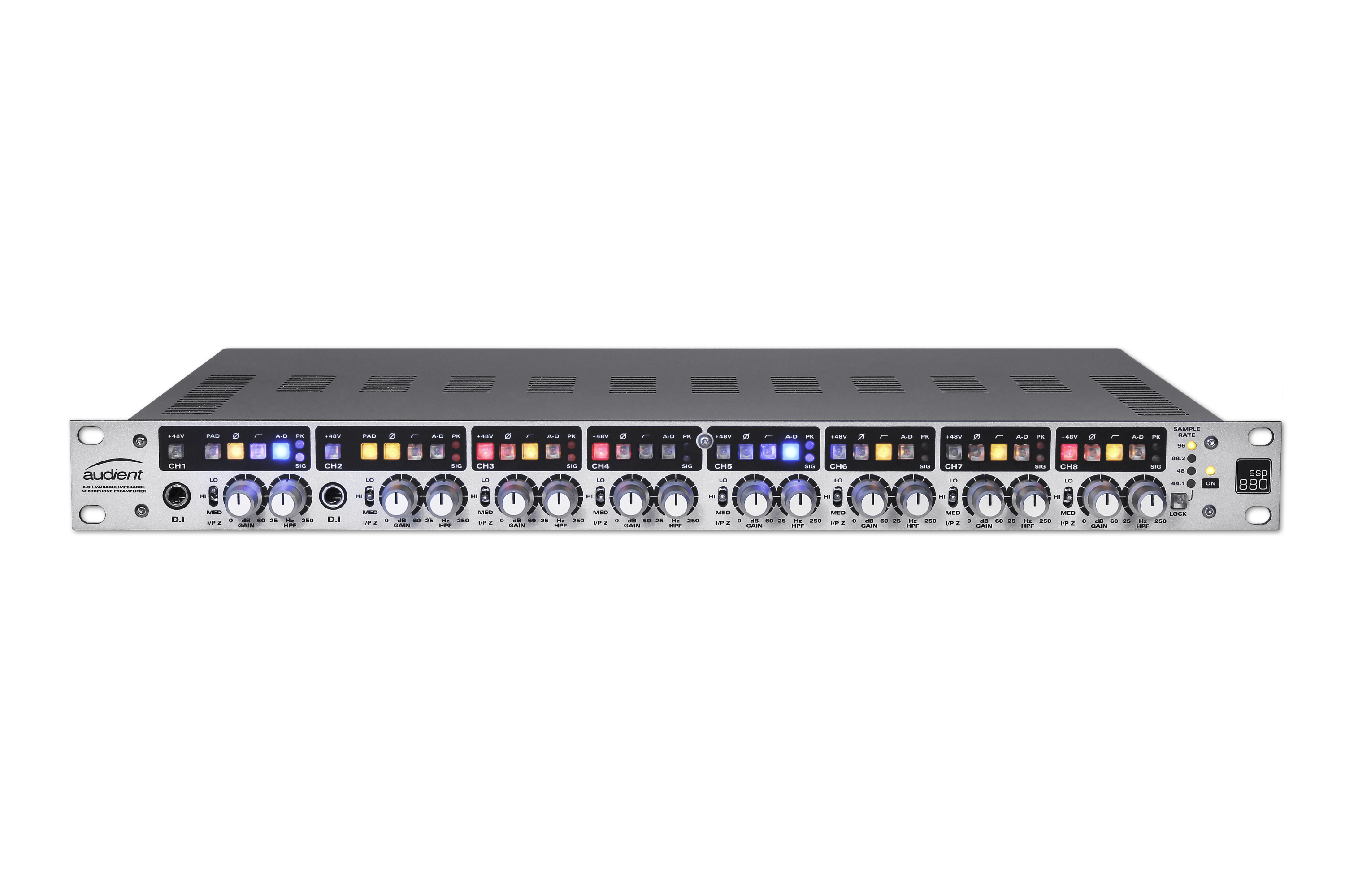 Audient ASP880 8-channel Microphone Preamp | Sweetwater