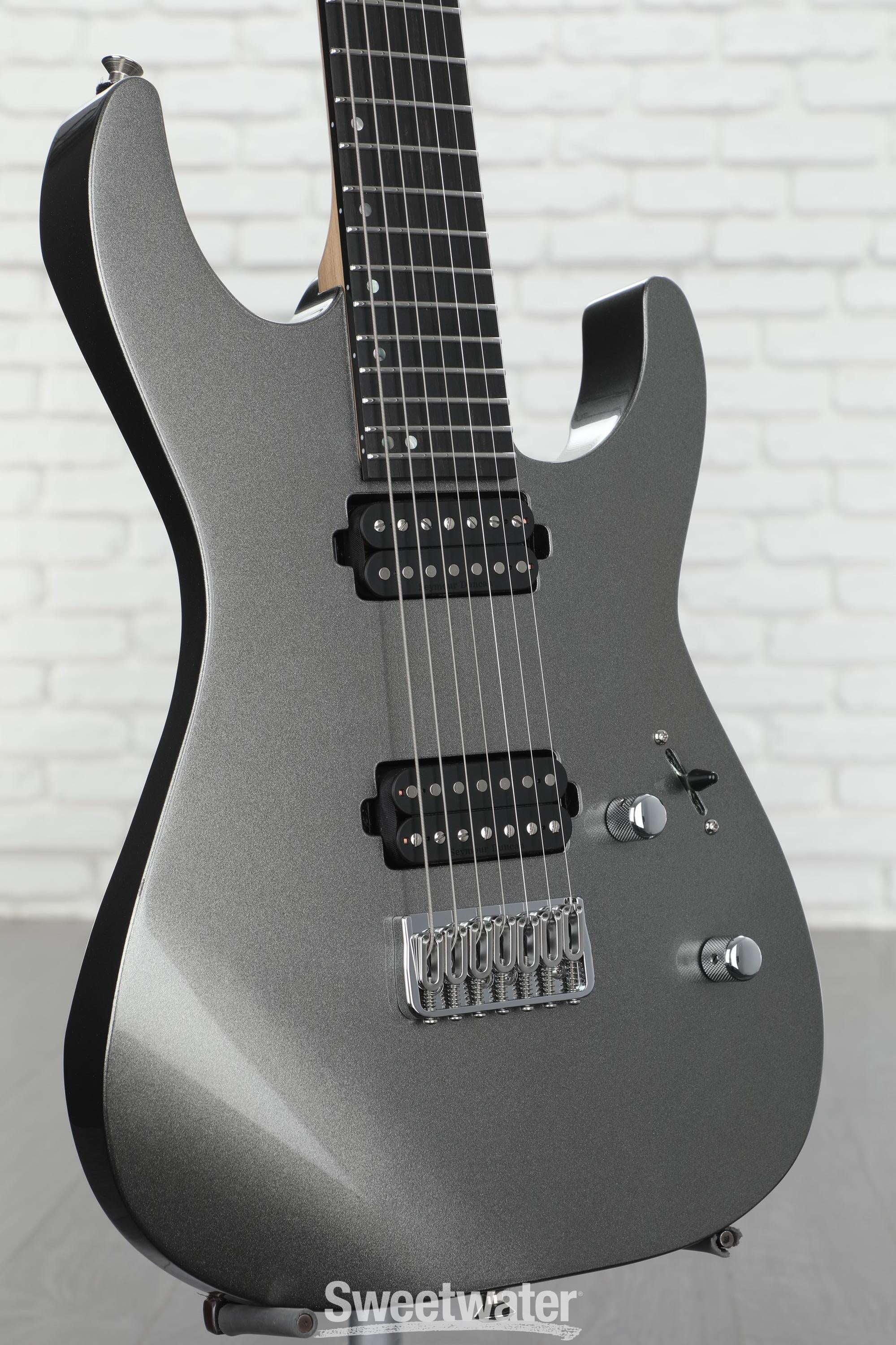 ESP USA M-7 Hardtail 7-string Electric Guitar - Adamantium | Sweetwater