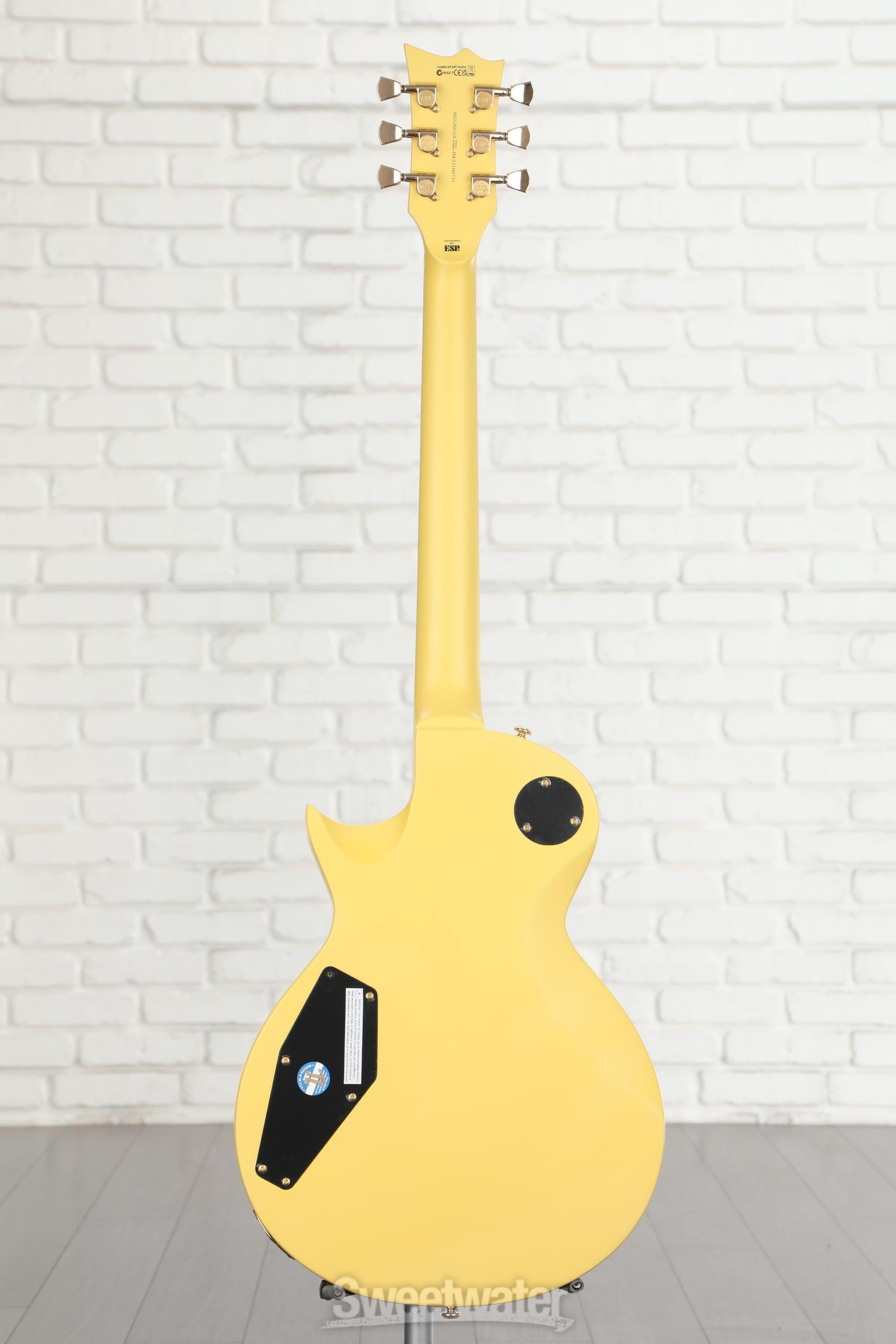 ESP LTD Eclipse EC-256 Electric Guitar - Vintage Gold Satin | Sweetwater