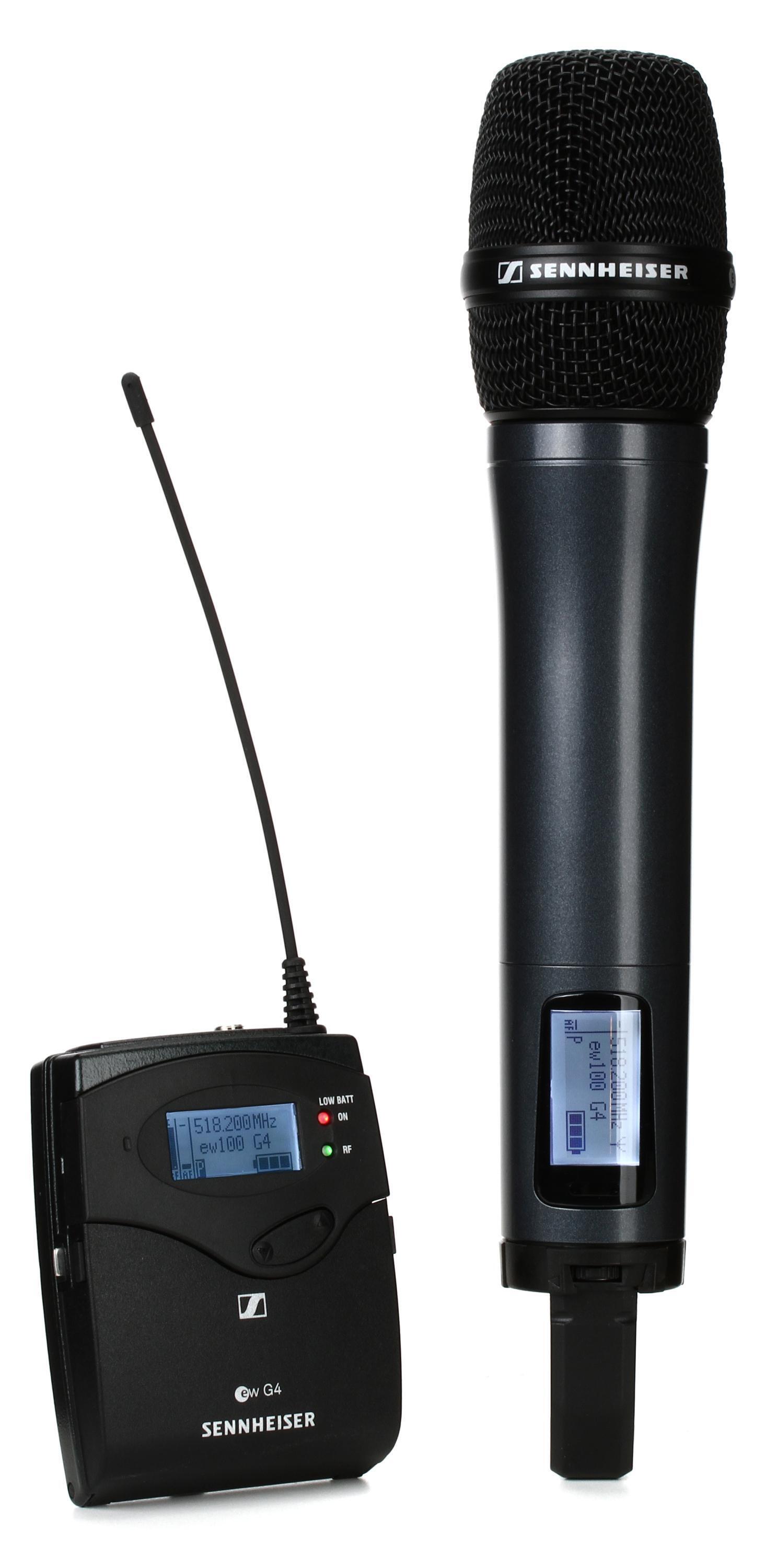 Sennheiser EW 135P G4 Portable Wireless Handheld Microphone System - A ...