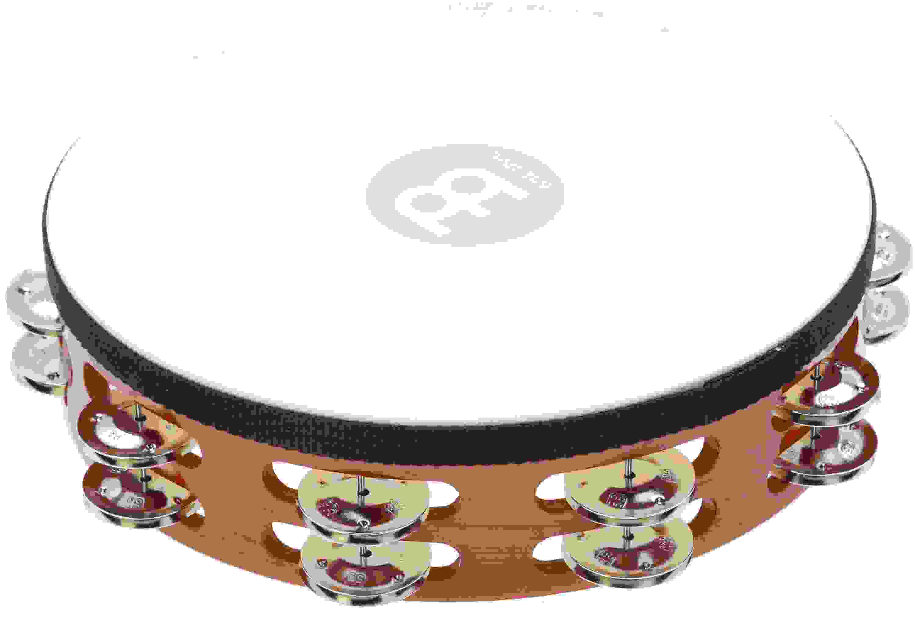Meinl Percussion Traditional Wood Handheld Tambourine - Antique Brown ...
