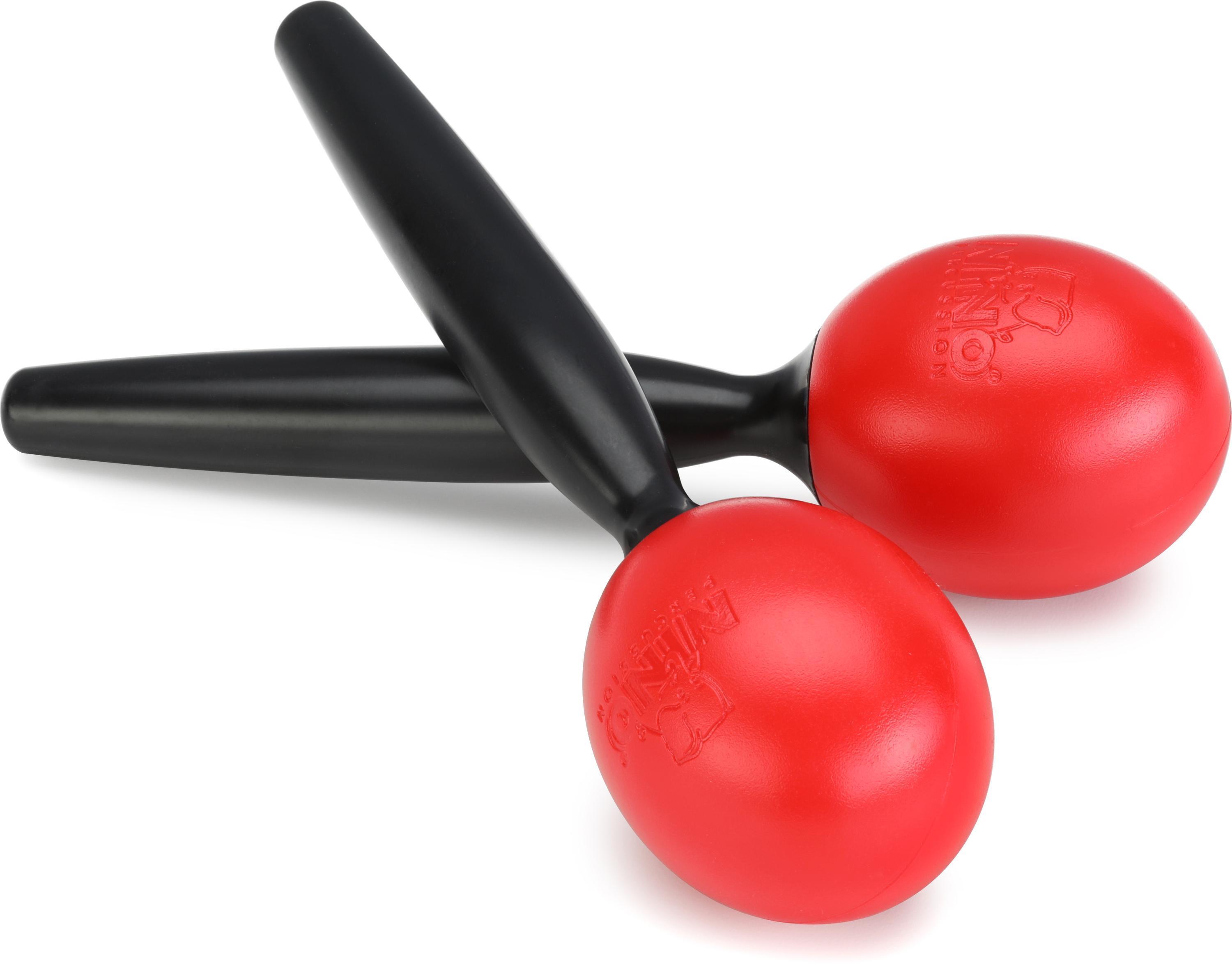Nino ABS Maracas Pair - Red | Sweetwater