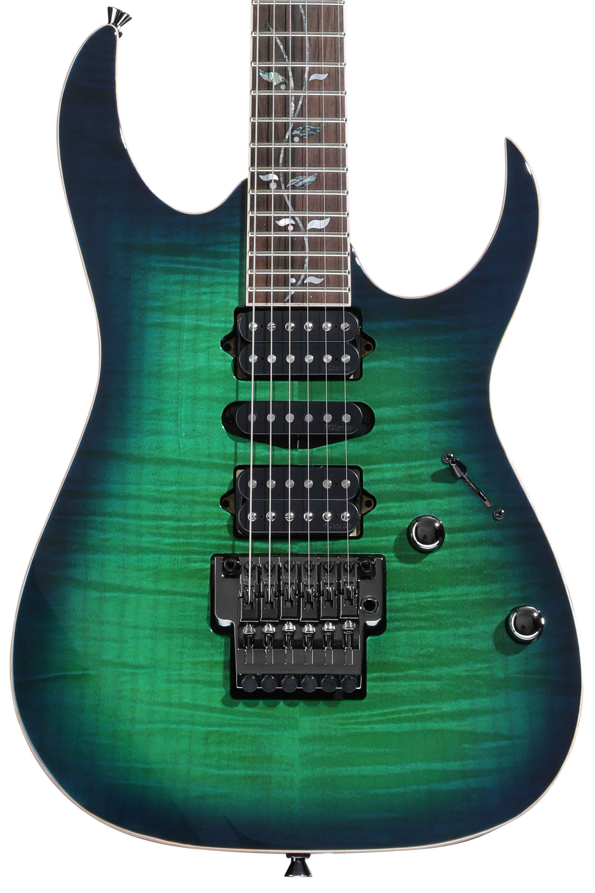 Ibanez J Custom RG8570 Electric Guitar - Surreal Blue Burst | Sweetwater